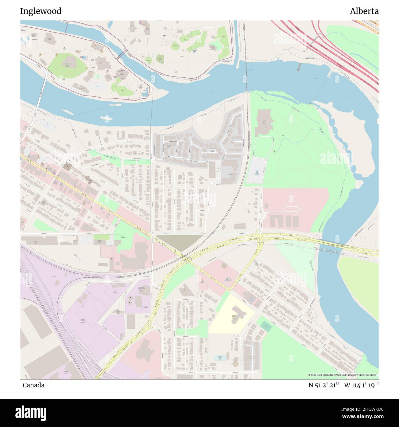 Map of inglewood Cut Out Stock Images & Pictures - Alamy
