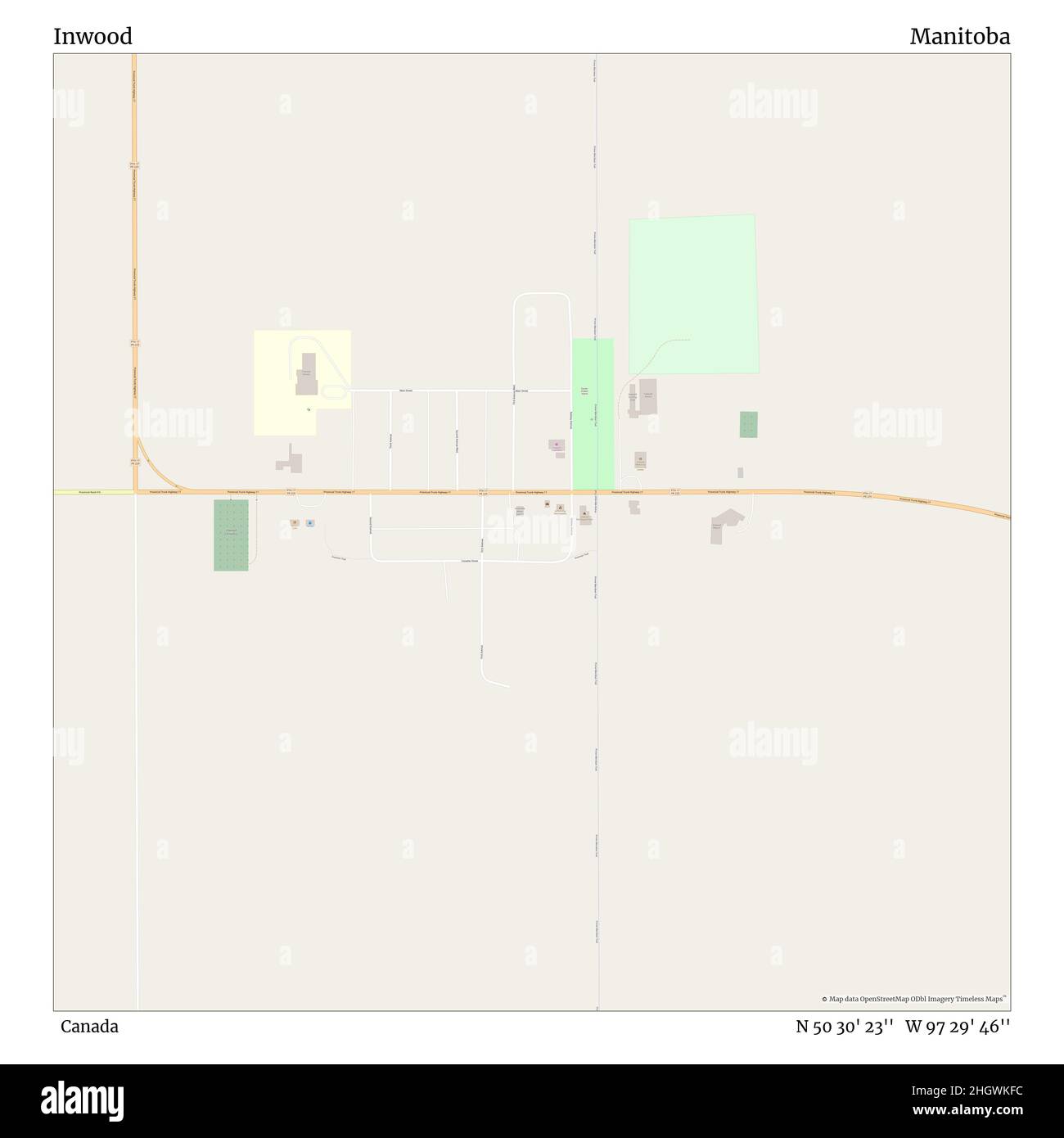 Map of inwood hi-res stock photography and images - Alamy