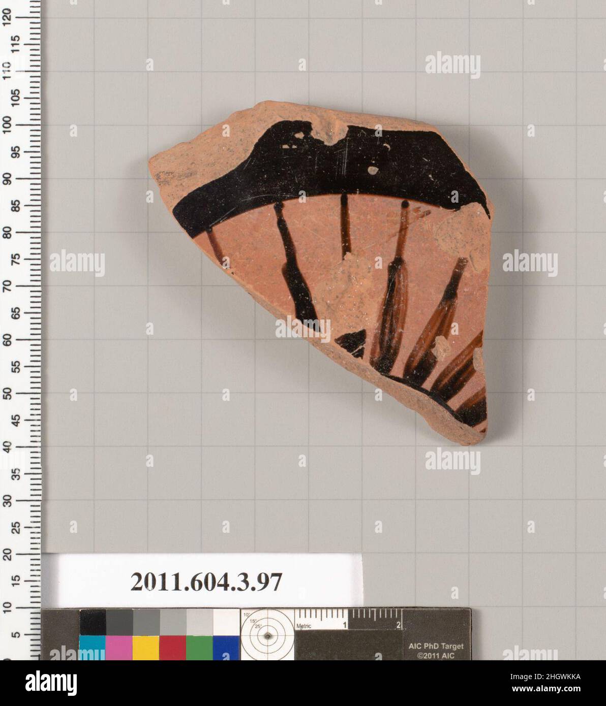 Terracotta fragment of an amphora (jar) 6th century/early 5th century B ...