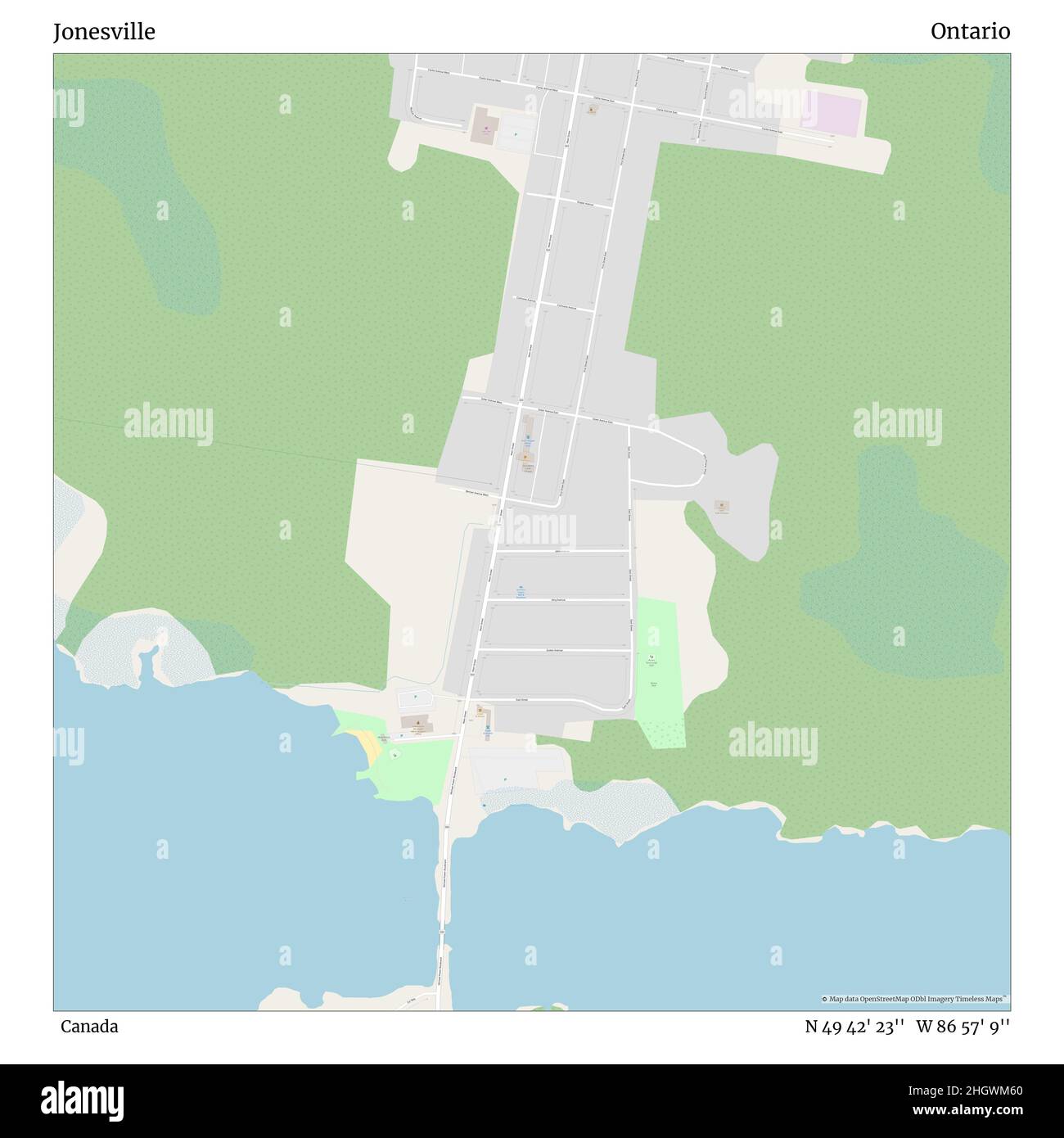 Jonesville map Cut Out Stock Images & Pictures - Alamy
