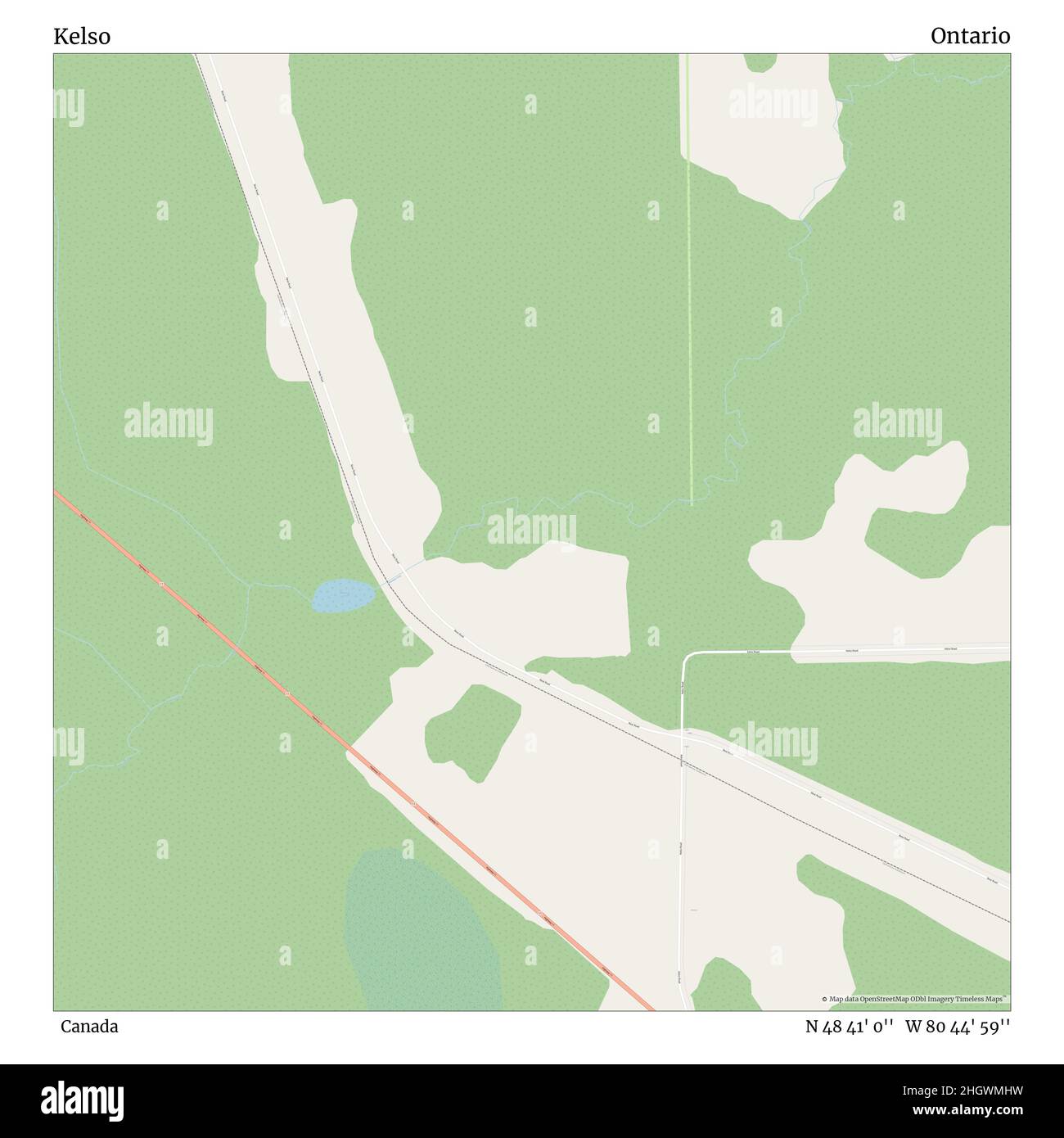 Kelso map Cut Out Stock Images & Pictures - Alamy