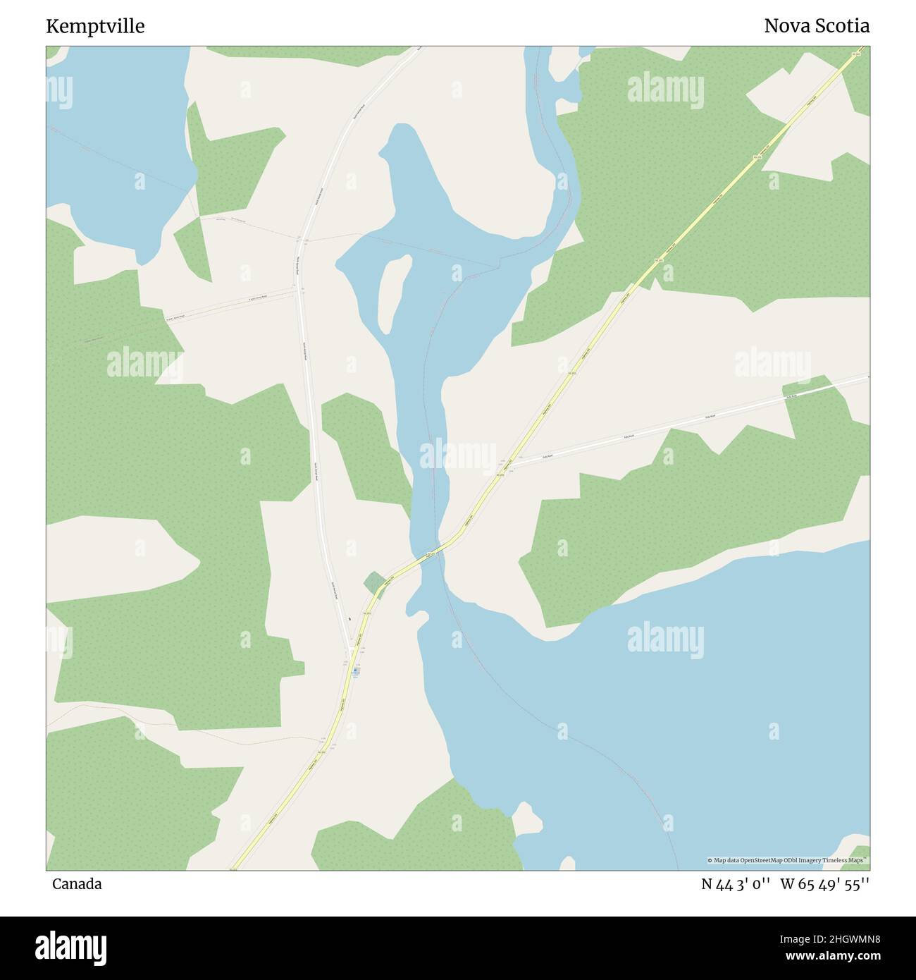 Map of kemptville hi-res stock photography and images - Alamy