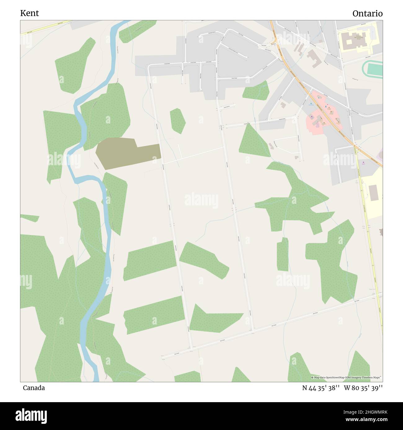 Kent map hi-res stock photography and images - Alamy