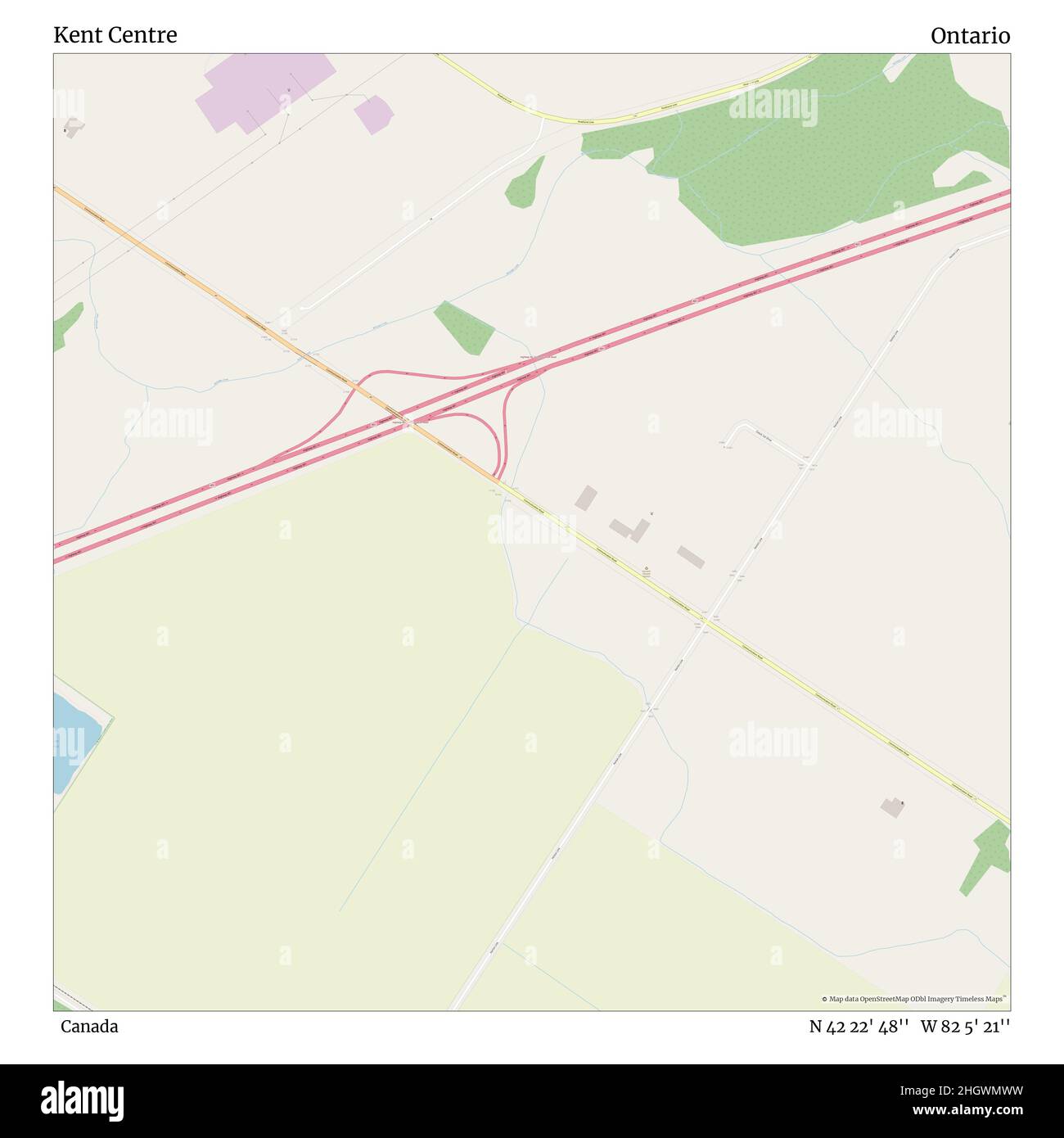 Kent map hi-res stock photography and images - Alamy