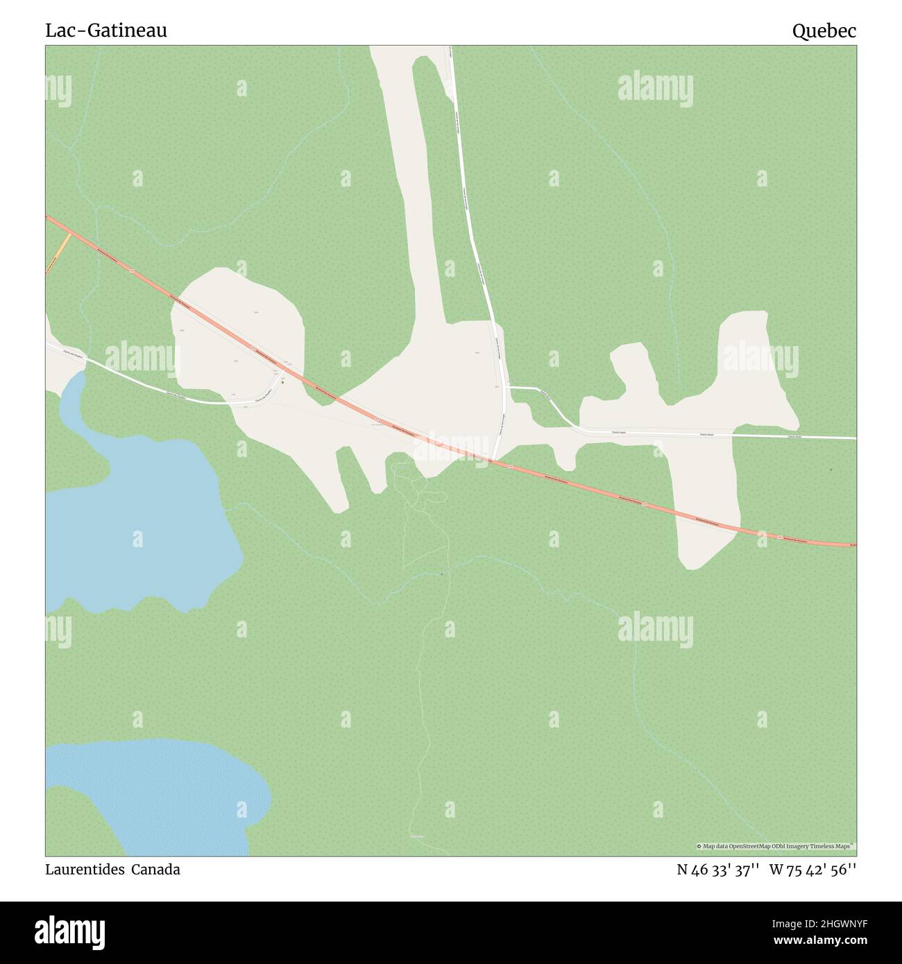 Map of gatineau quebec hi-res stock photography and images - Alamy