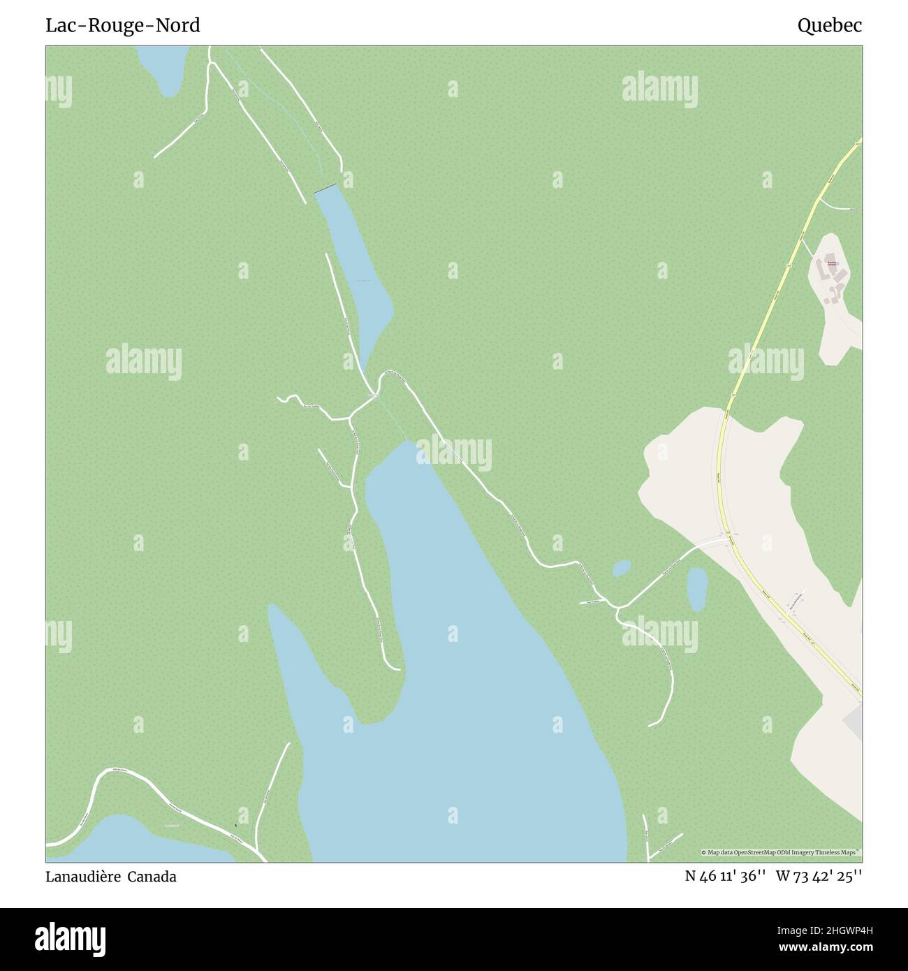 Lac rouge nord hi-res stock photography and images - Alamy