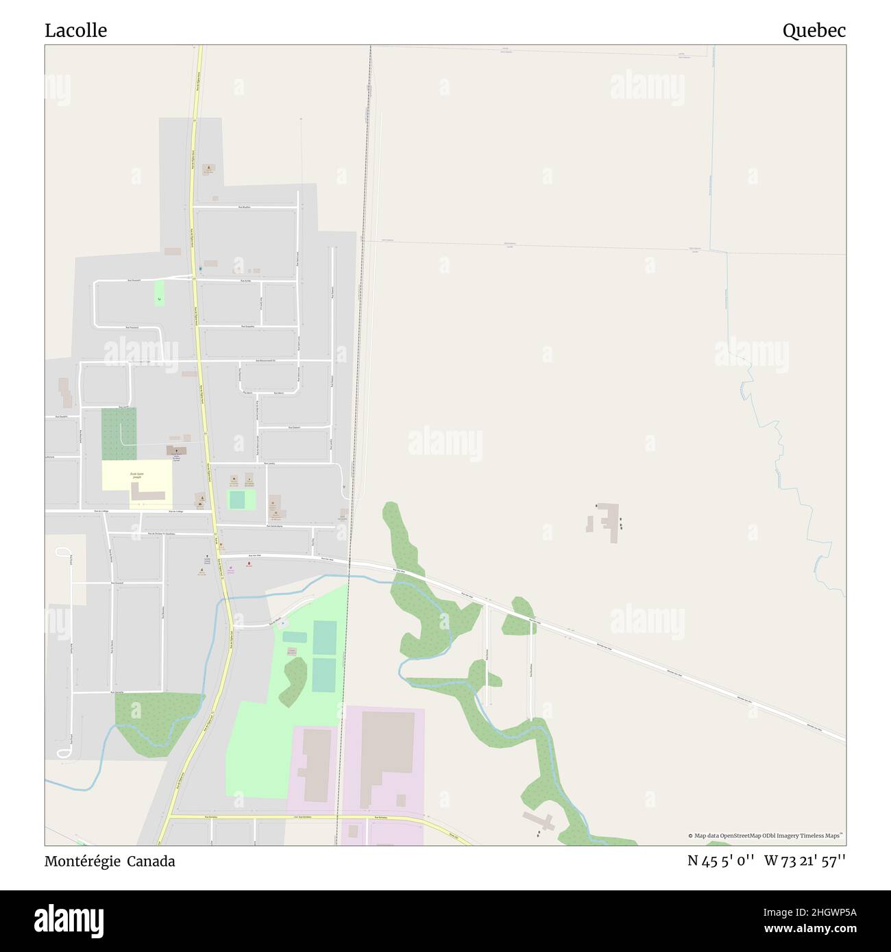 Map of lacolle hi-res stock photography and images - Alamy
