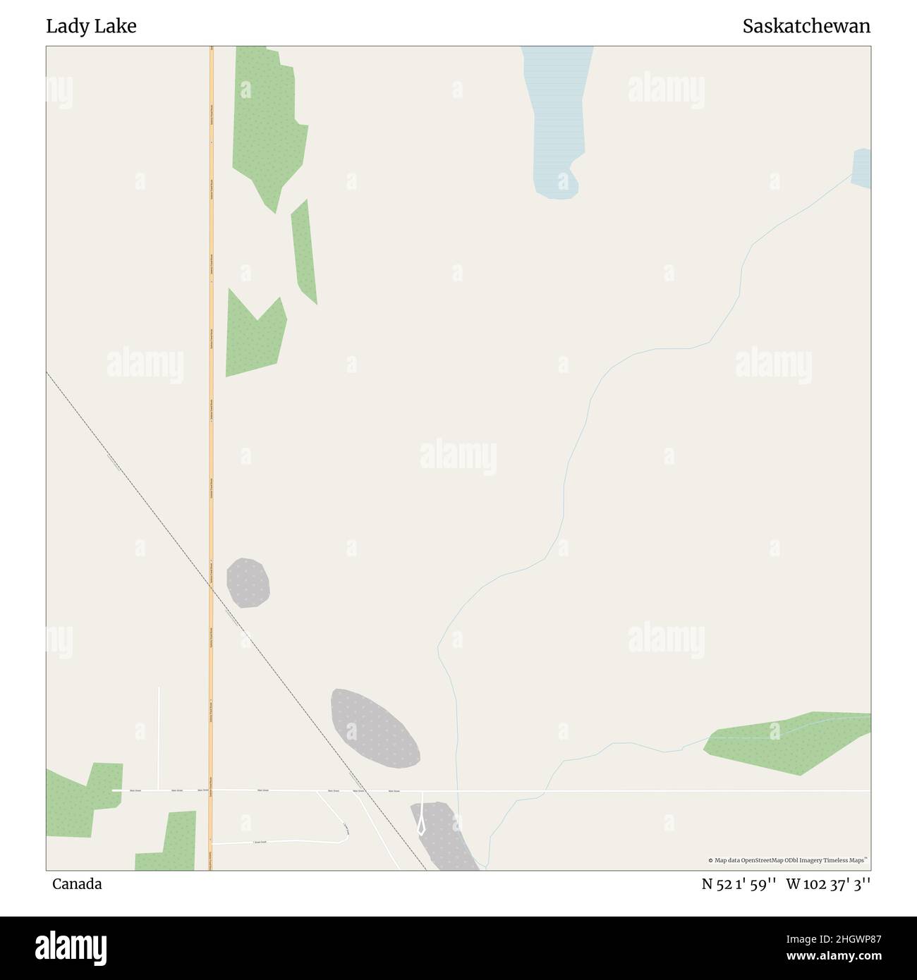 Lady lake map Cut Out Stock Images & Pictures - Alamy