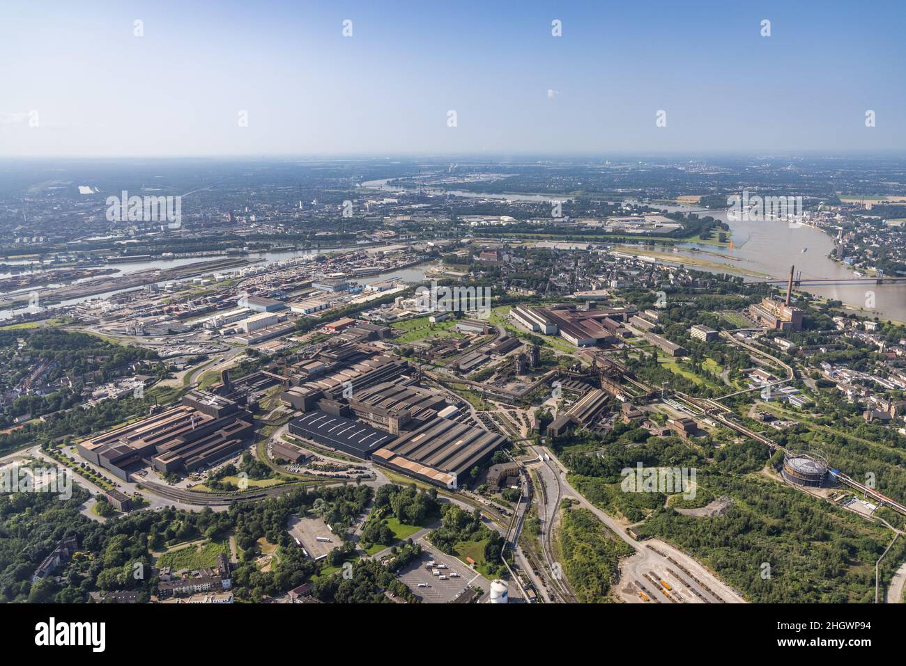 Arcelormittal hochfeld stahldrahtwerk hi-res stock photography and ...