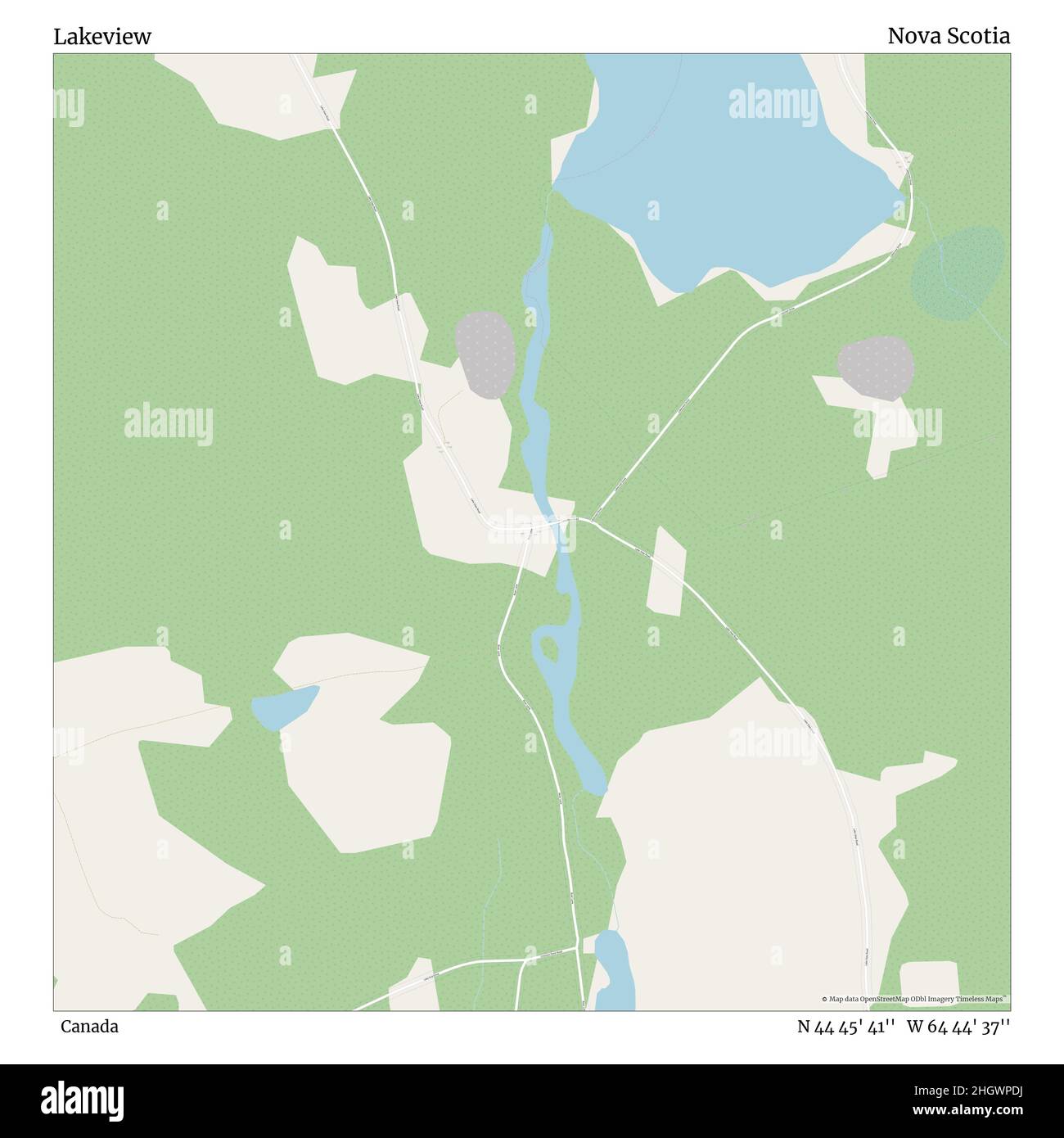 Map of lakeview hi-res stock photography and images - Alamy