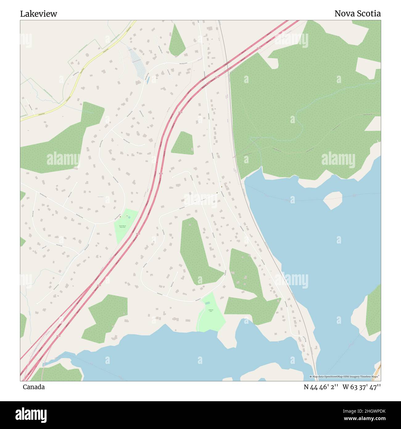 Map of lakeview hi-res stock photography and images - Alamy