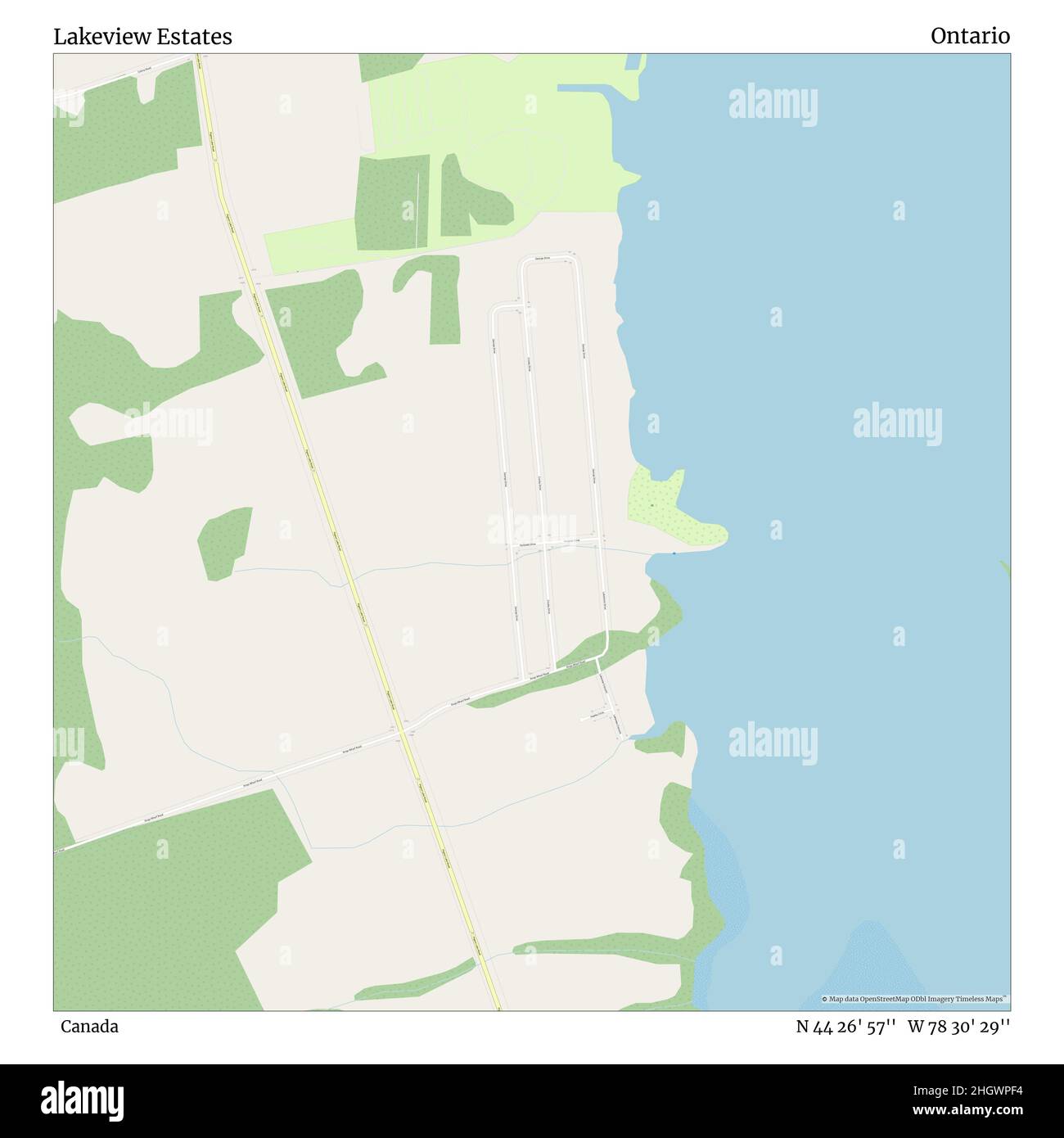 Map of lakeview hi-res stock photography and images - Alamy