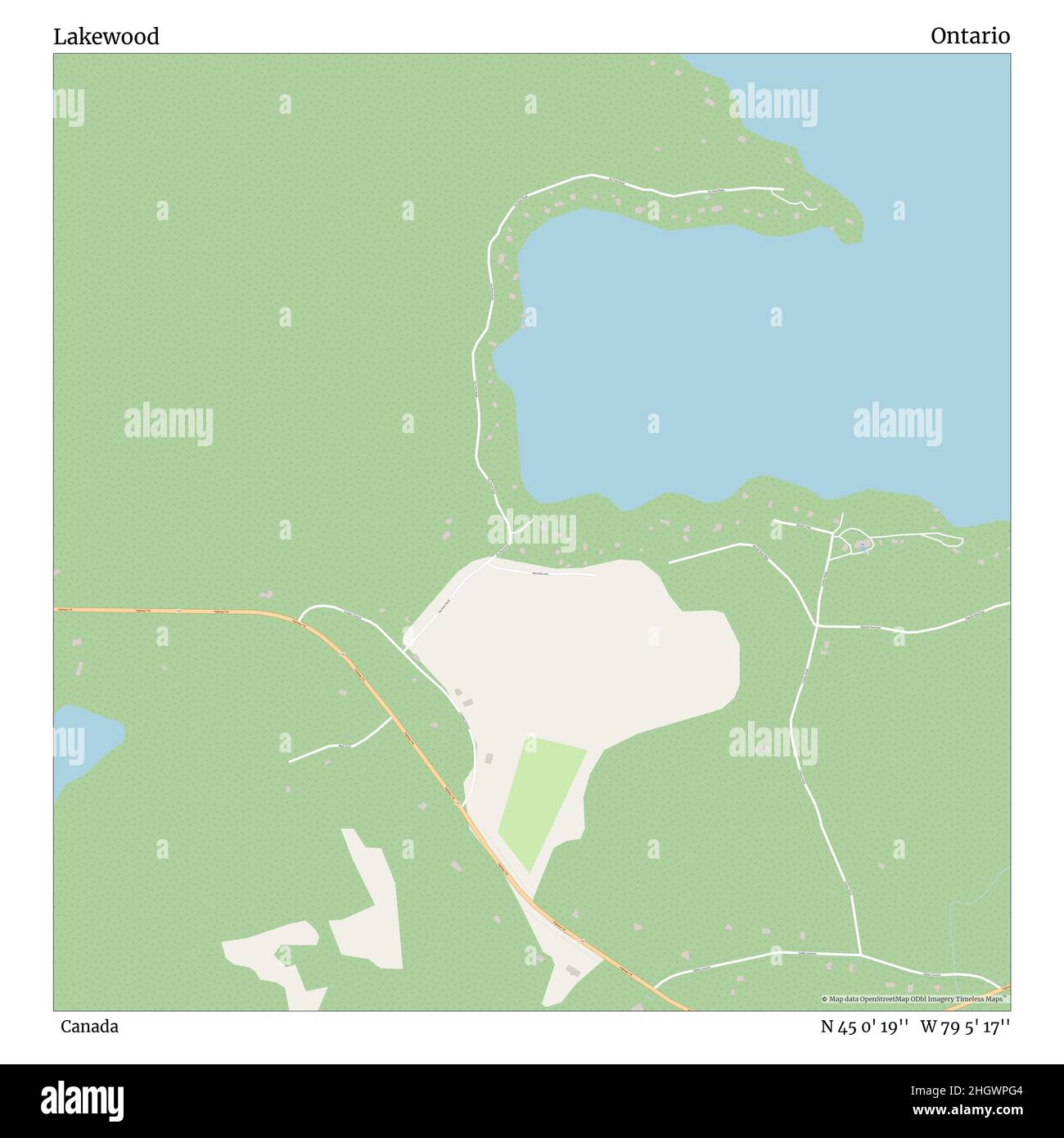 Lakewood map hi-res stock photography and images - Alamy