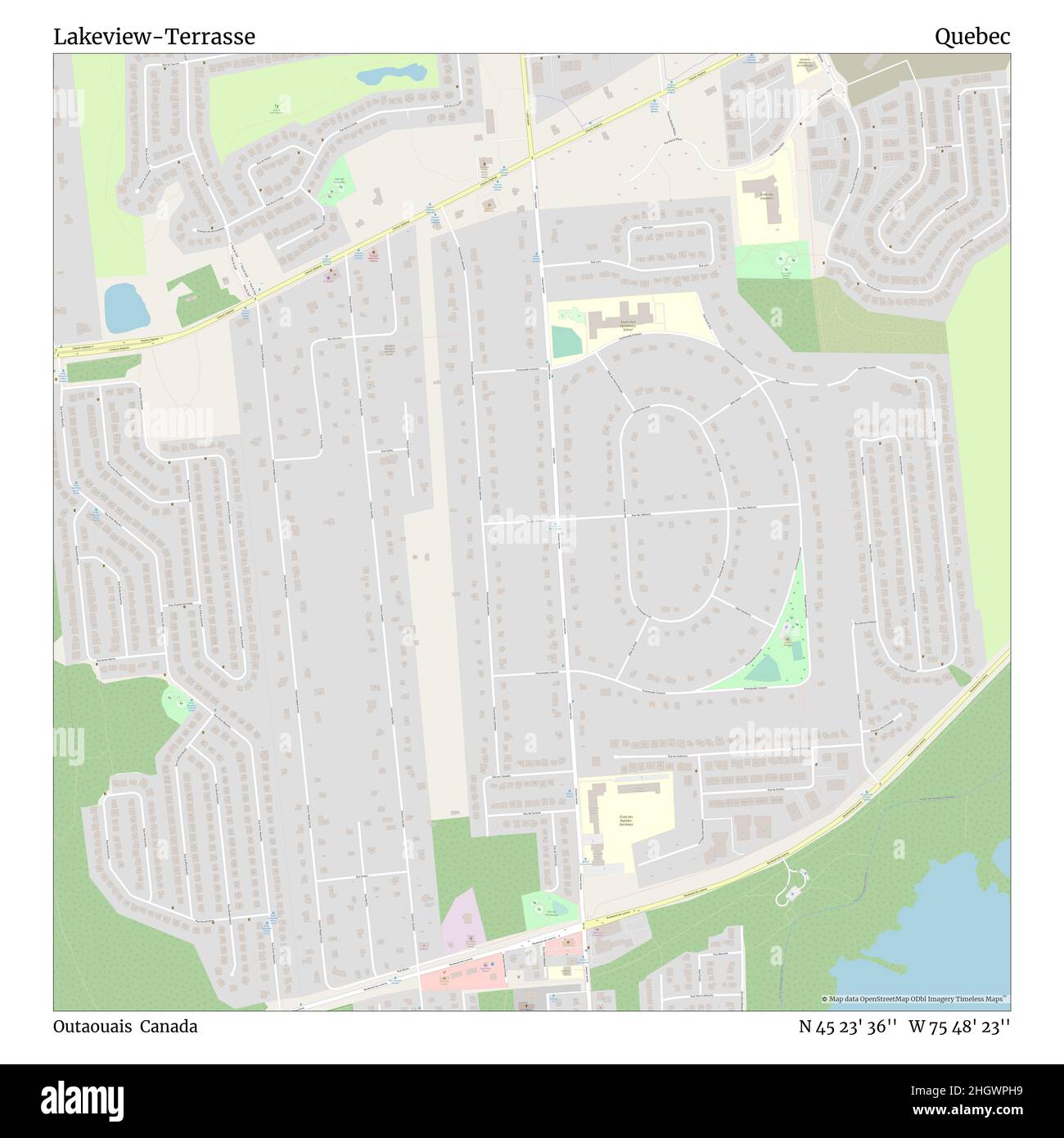 Map of lakeview hi-res stock photography and images - Alamy