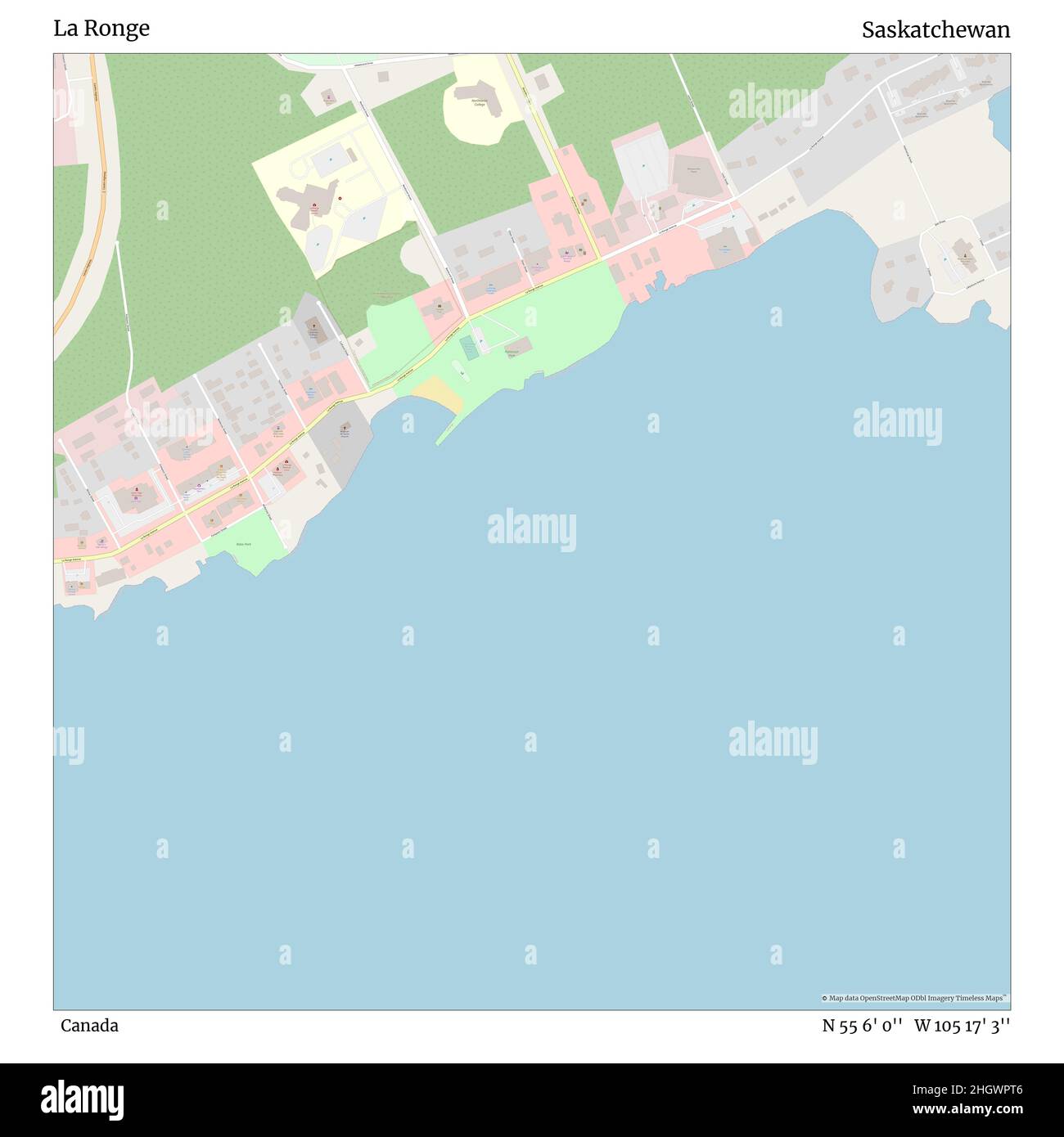 La ronge map hi-res stock photography and images - Alamy