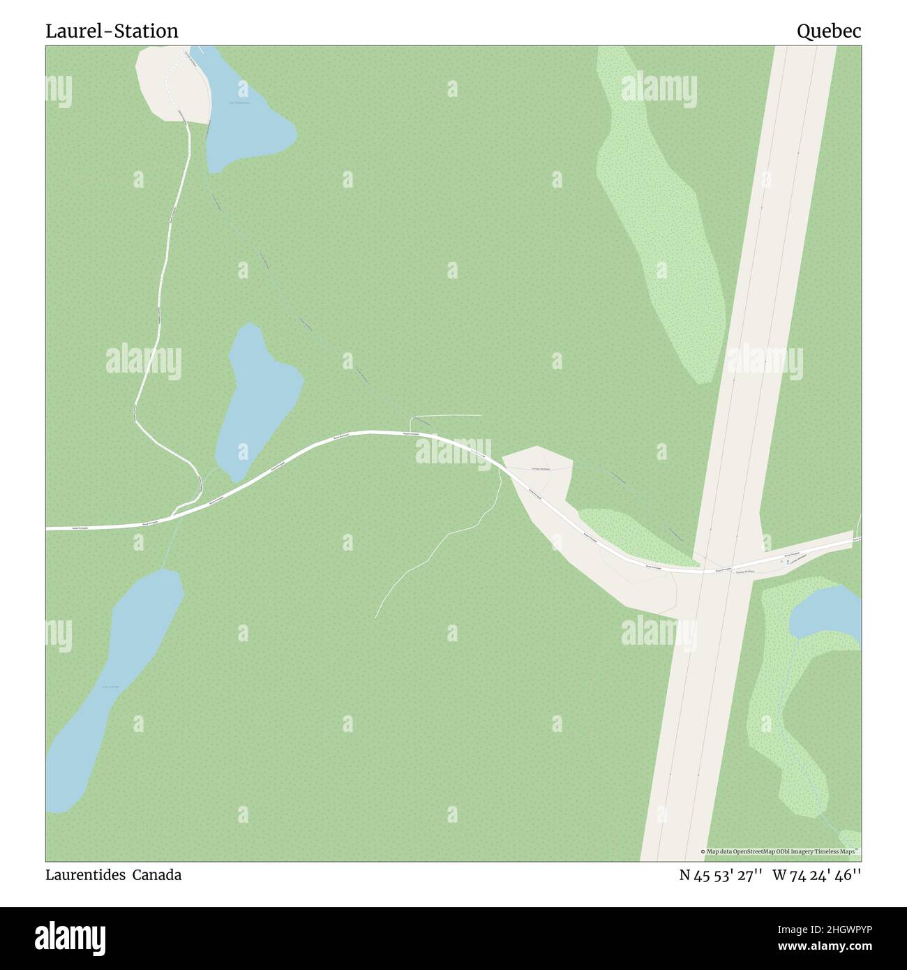 Map of laurel hi-res stock photography and images - Alamy