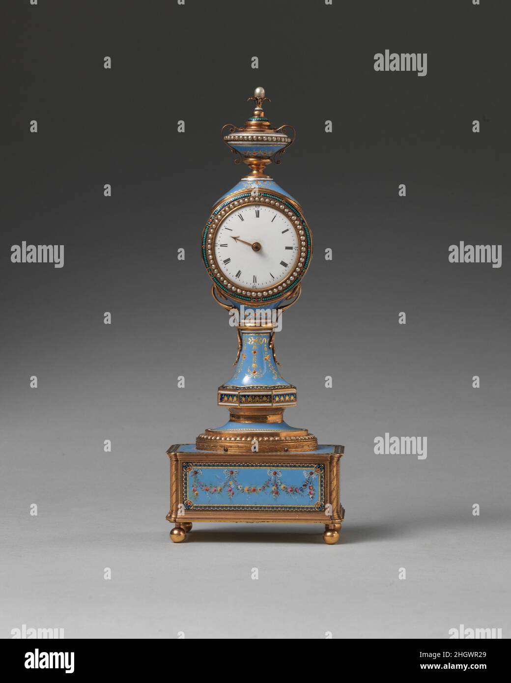 Boudoir clock ca. 1784–91 Clockmaker: Firm of Jaquet-Droz & Leschot ...