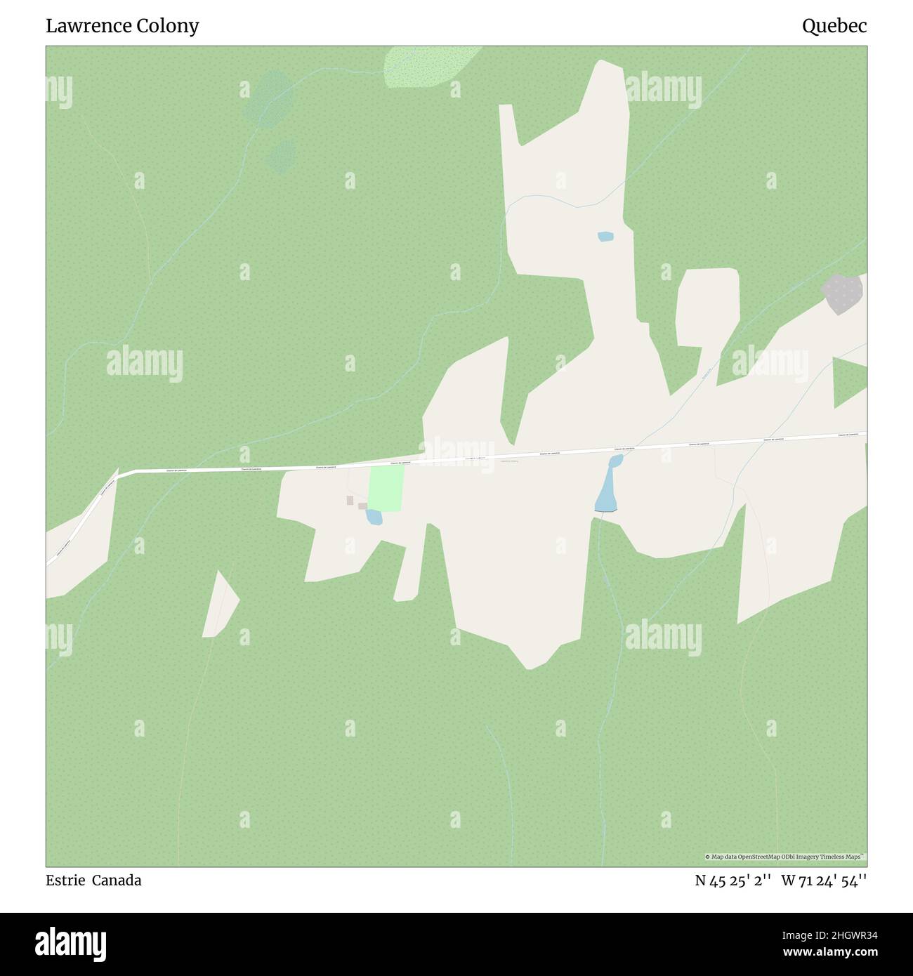 Quebec colony map Cut Out Stock Images & Pictures - Alamy