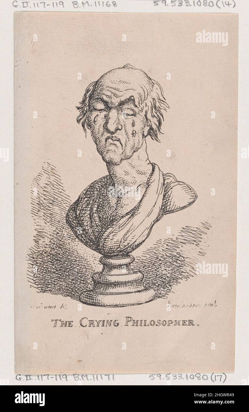 The Crying Philosopher 1808 Thomas Rowlandson. The Crying Philosopher ...