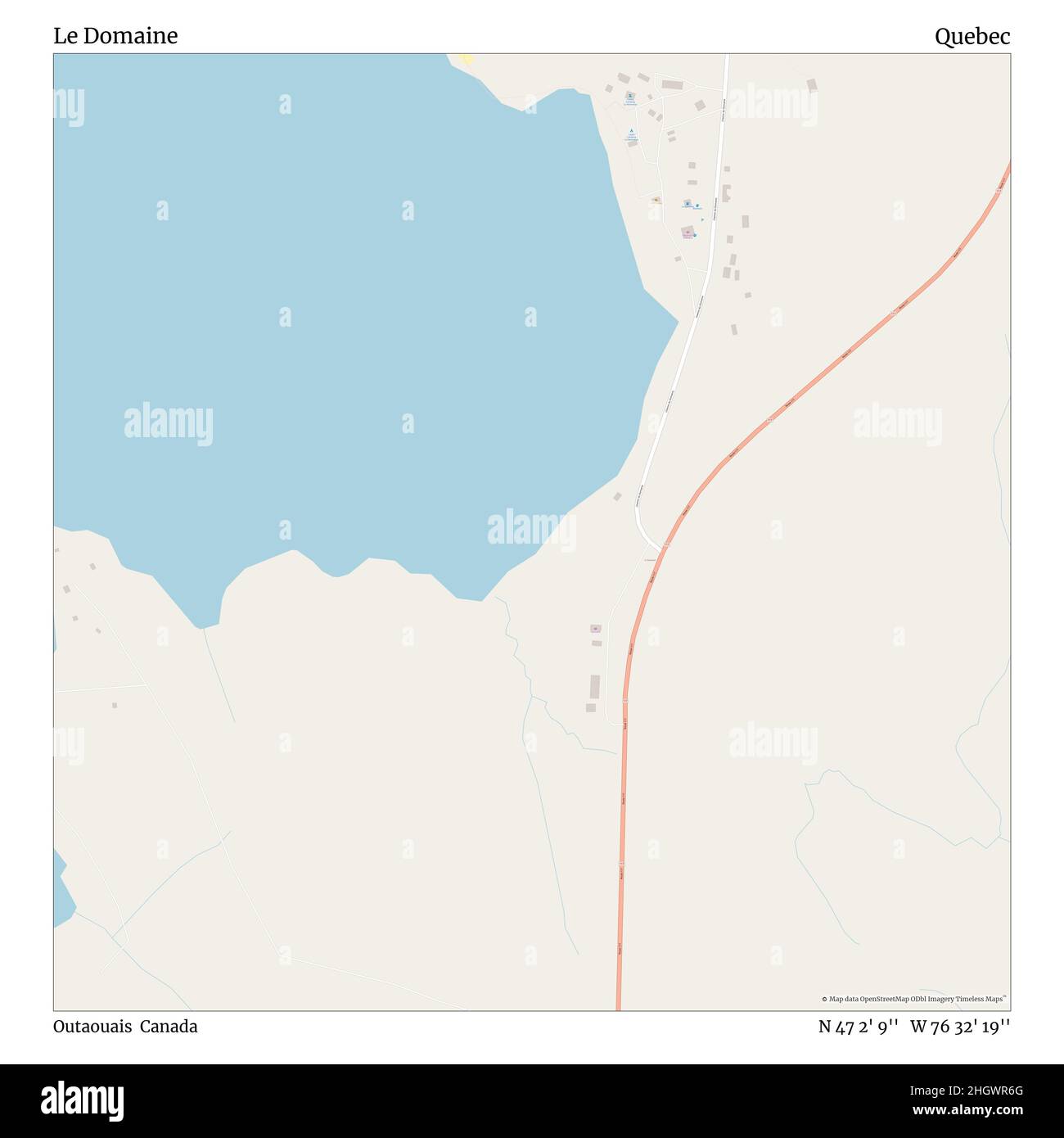 Le Domaine, Outaouais, Canada, Quebec, N 47 2' 9'', W 76 32' 19'', map ...