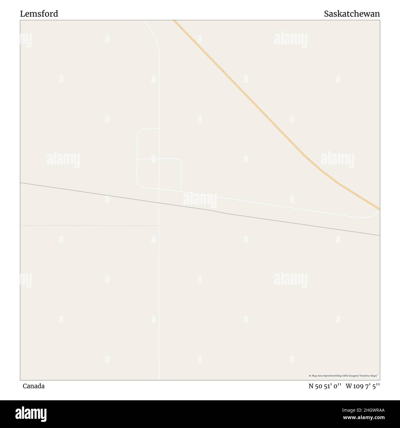 Lemsford saskatchewan map hi-res stock photography and images - Alamy