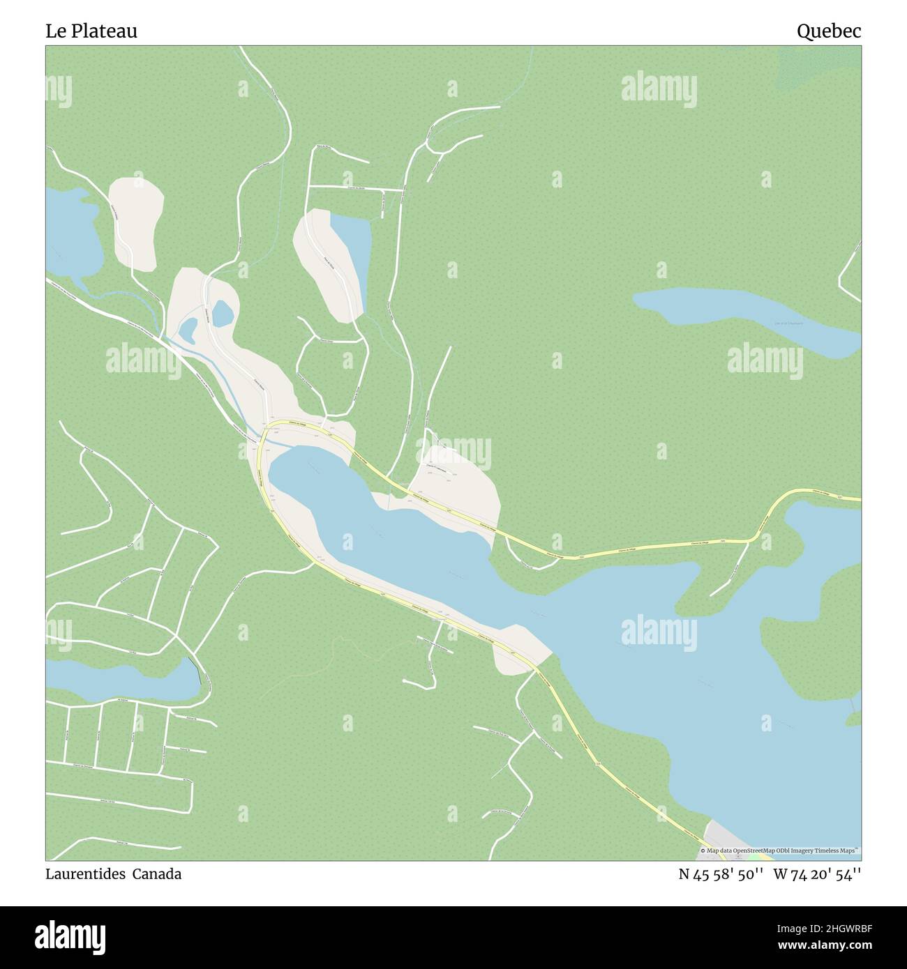Le Plateau, Laurentides, Canada, Quebec, N 45 58' 50'', W 74 20' 54 ...