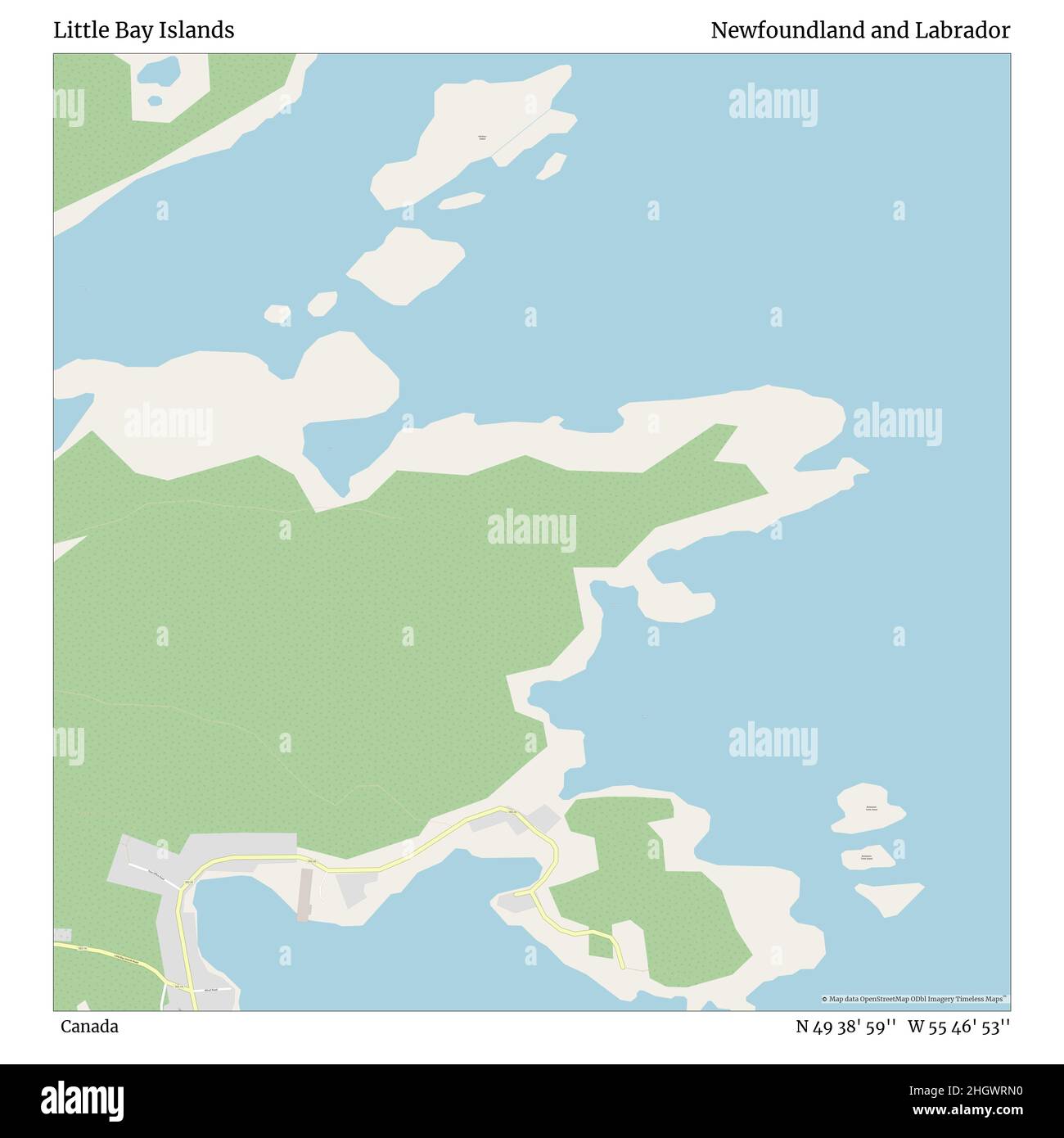 Little Bay Islands, Canada, Newfoundland and Labrador, N 49 38' 59'', W ...