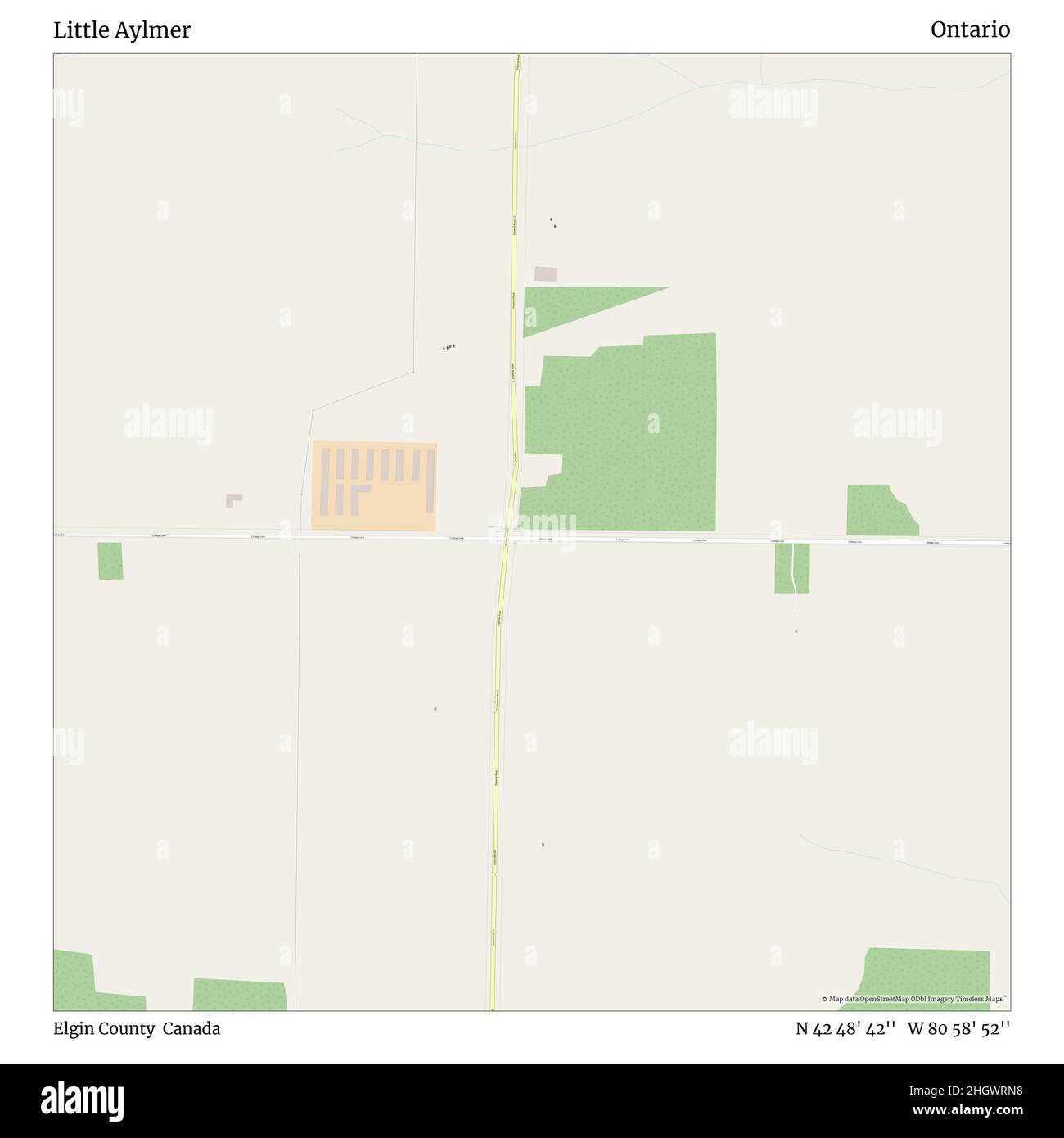 Aylmer ontario map hi-res stock photography and images - Alamy