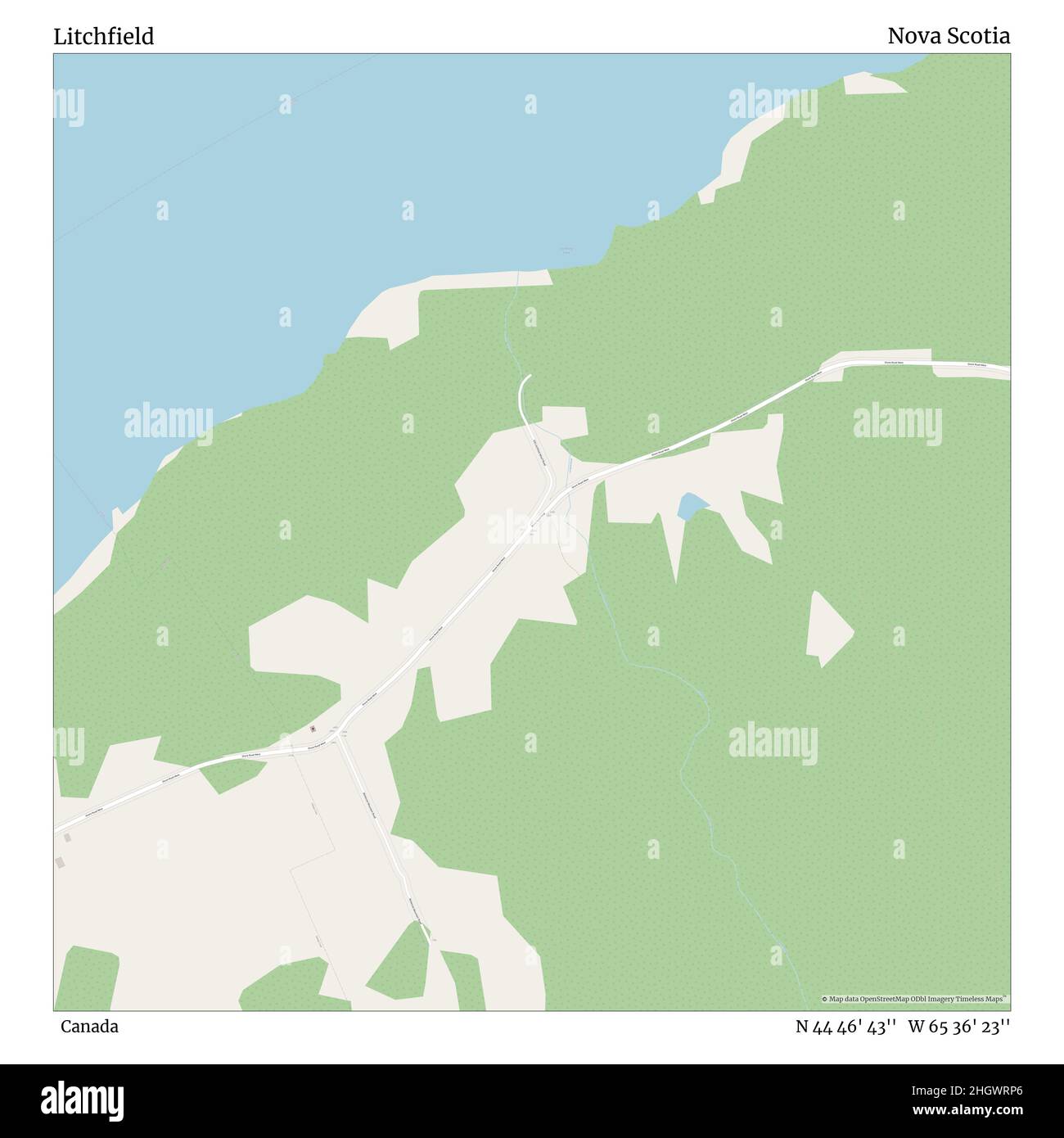 Map of litchfield hi-res stock photography and images - Alamy