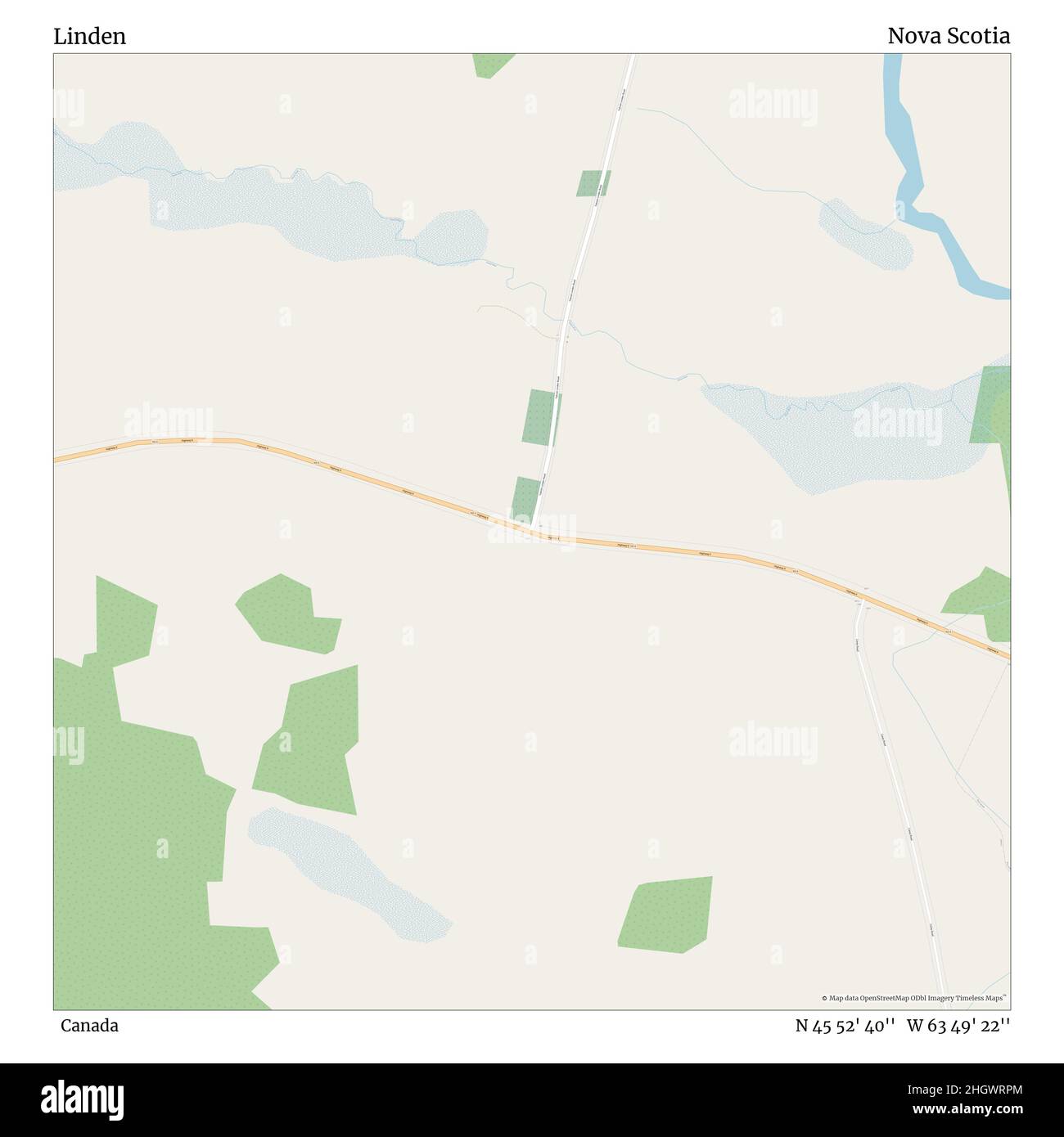 Map of linden hi-res stock photography and images - Alamy