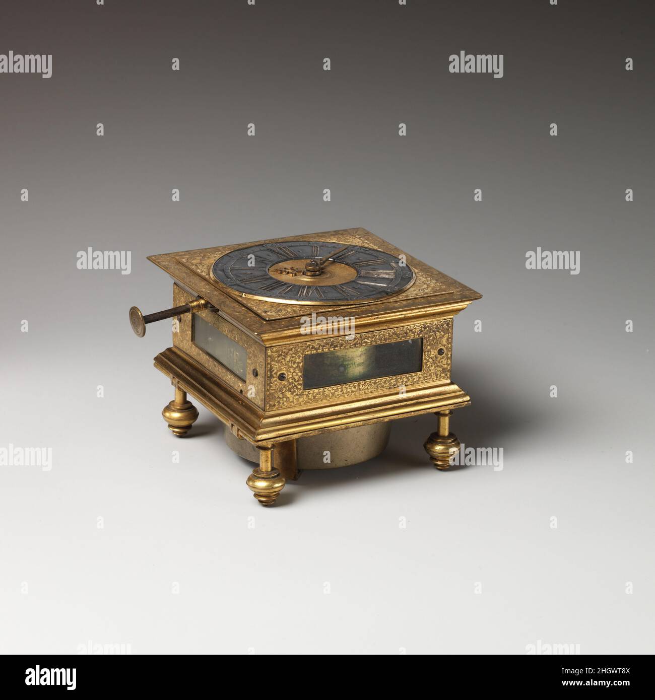 Table clock 17th century Clockmaker: Johann Heinrich Kleinschmidt ...