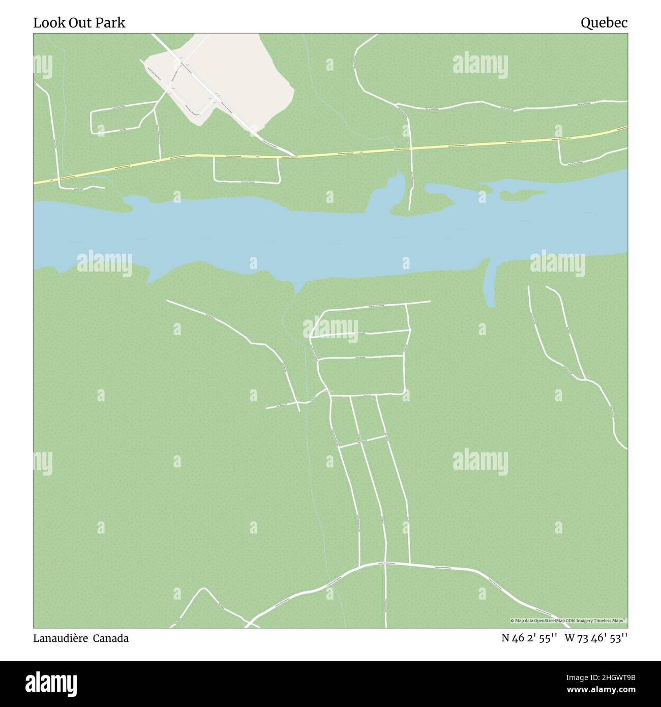 Look Out Park, Lanaudière, Canada, Quebec, N 46 2' 55'', W 73 46' 53 ...