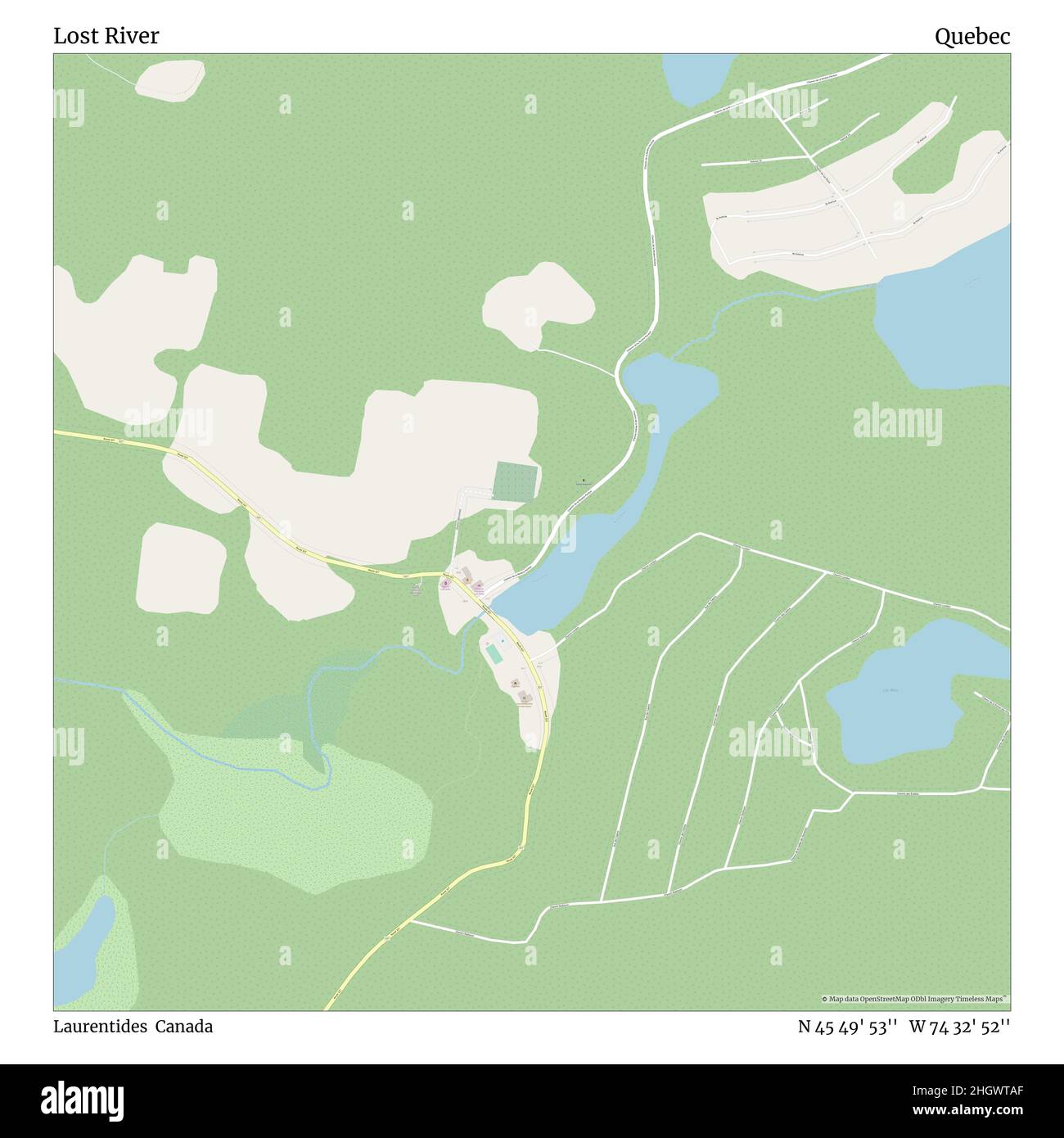 Map of lost river hi-res stock photography and images - Alamy