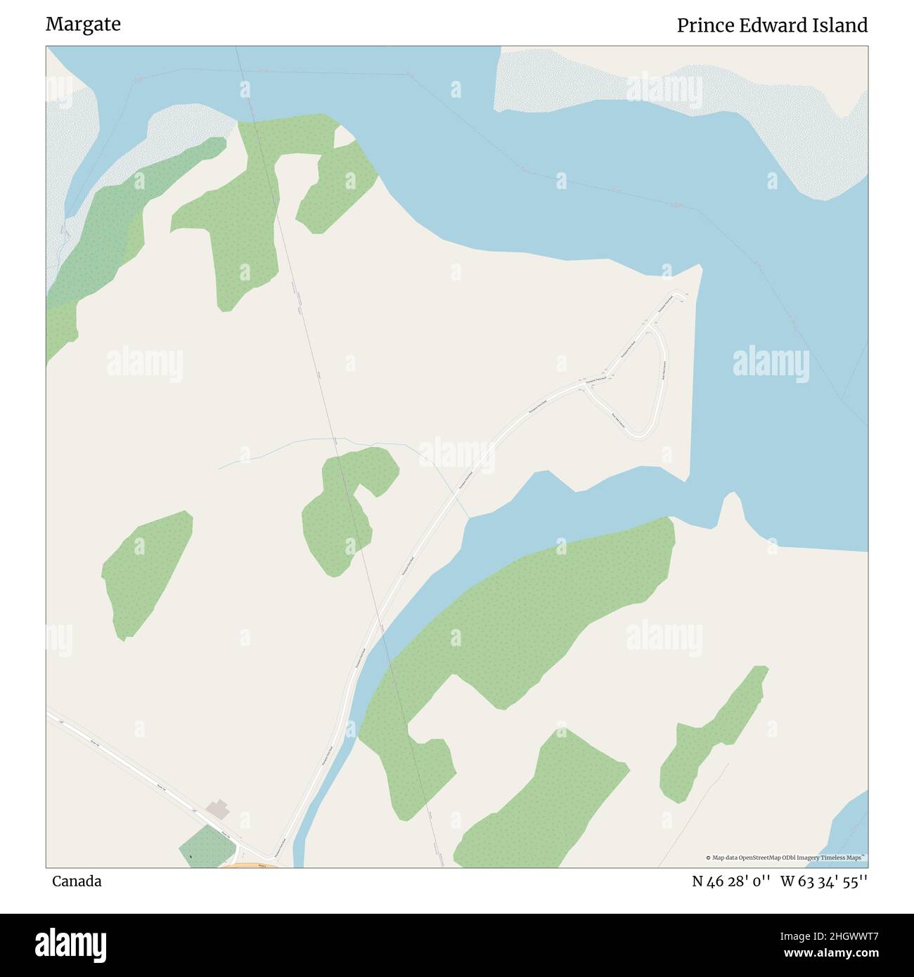 Map of margate city hi-res stock photography and images - Alamy