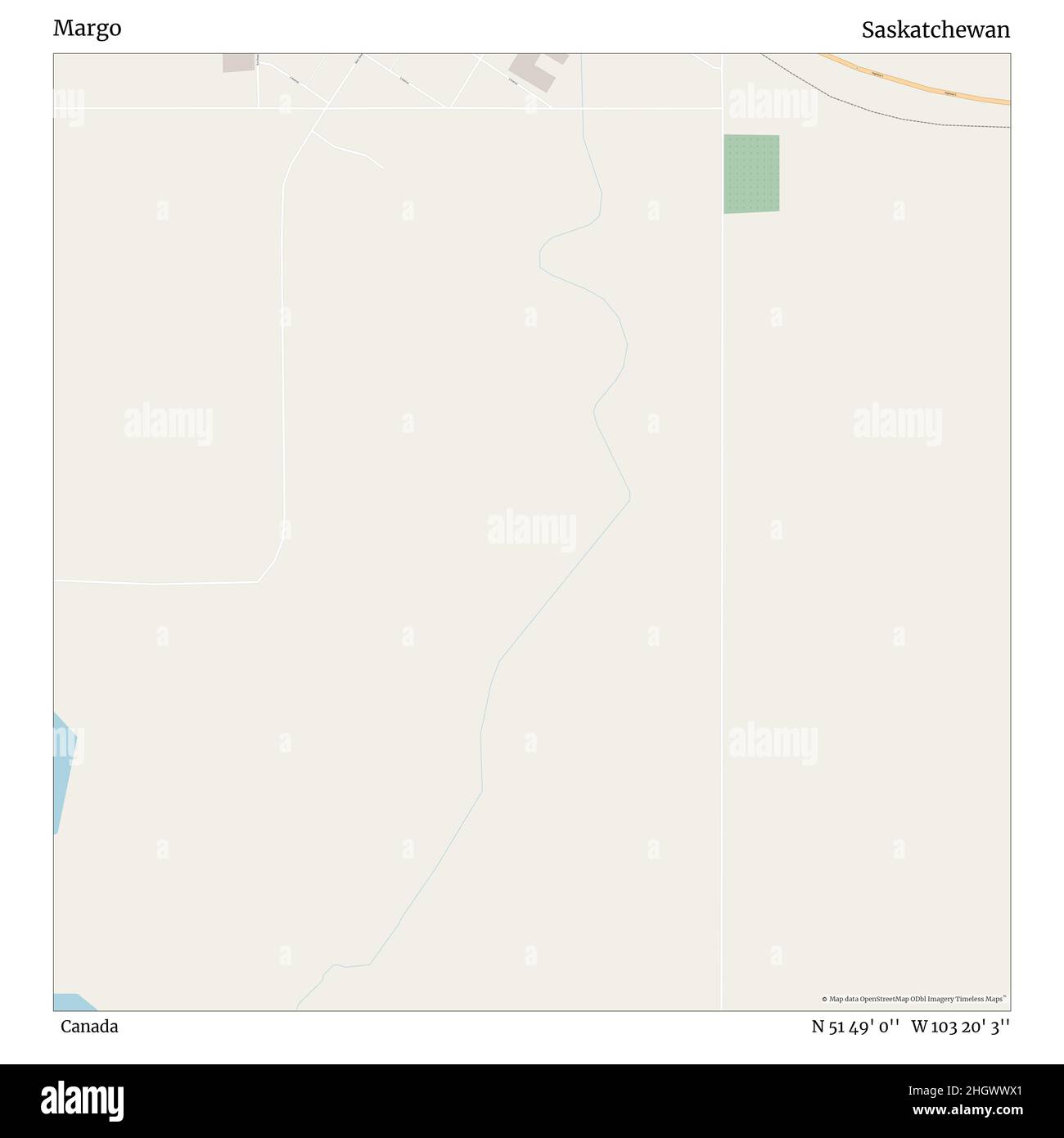 Map of margo saskatchewan hi-res stock photography and images - Alamy