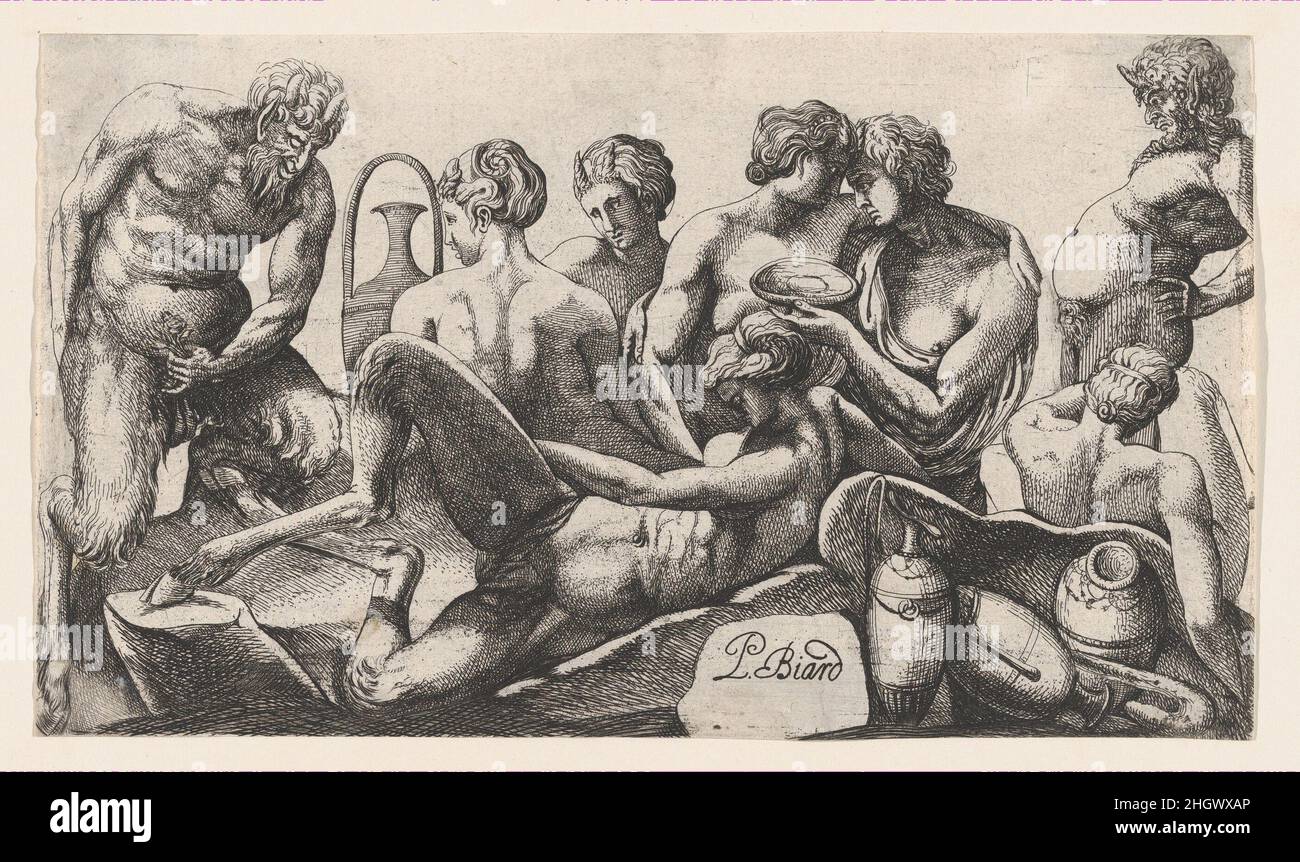 Satyresses finishing a meal hi-res stock photography and images - Alamy