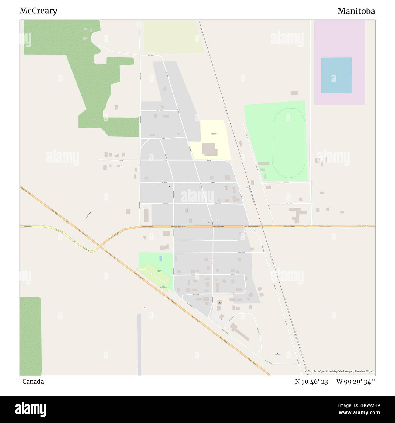 Map of mccreary hi-res stock photography and images - Alamy