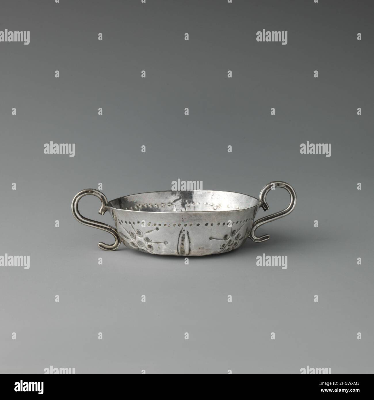 Miniature wine taster or mustard dish 17th century C S British ...