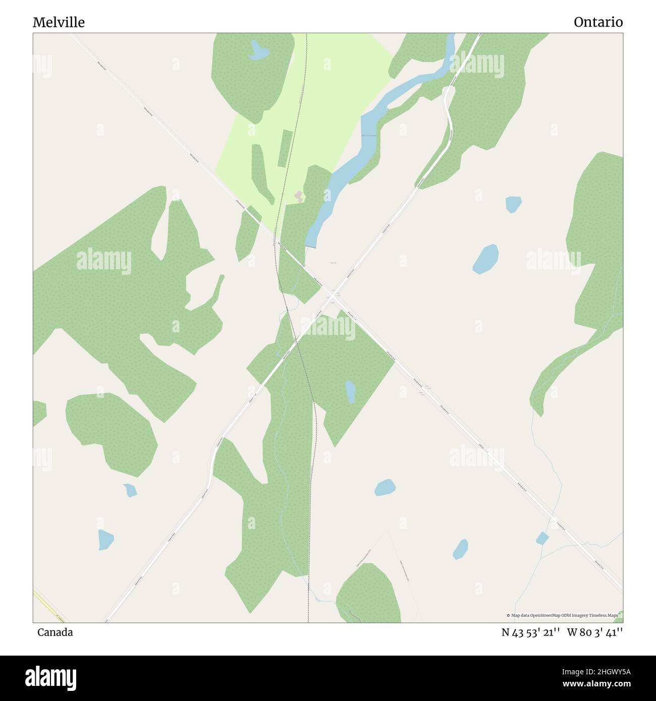 Map of melville hi-res stock photography and images - Alamy