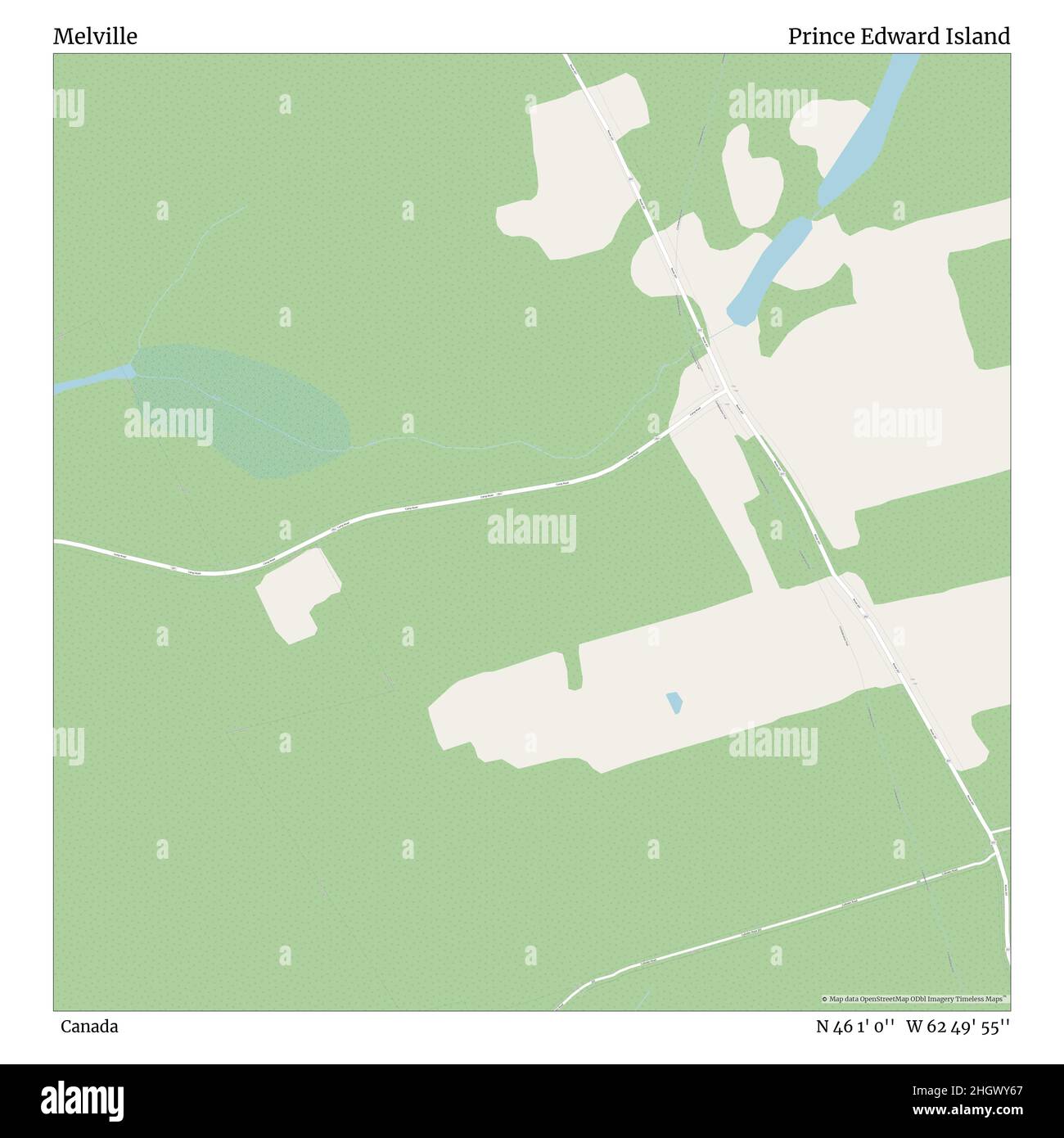 Map of melville hi-res stock photography and images - Alamy