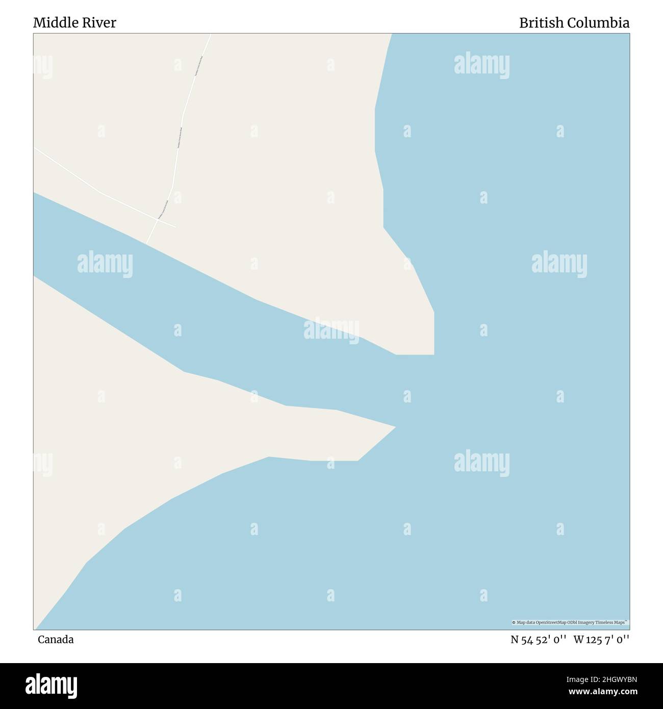 Columbia river map hi-res stock photography and images - Alamy