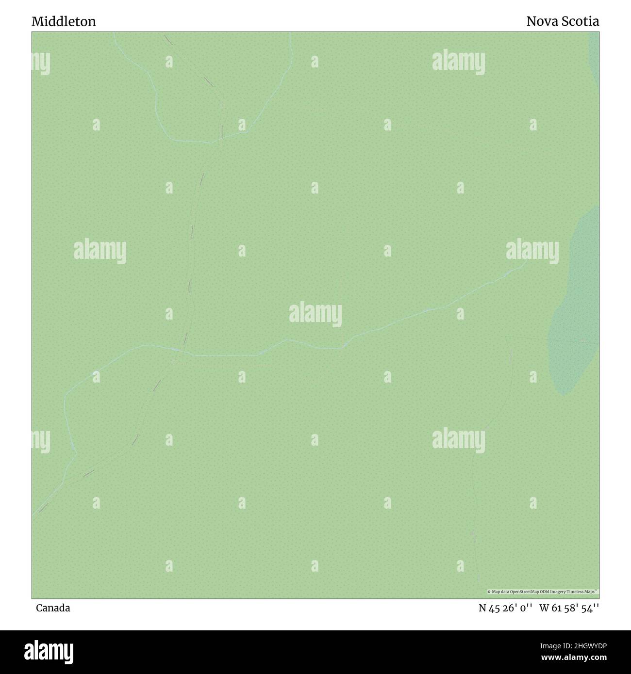 Map of middleton hi-res stock photography and images - Alamy