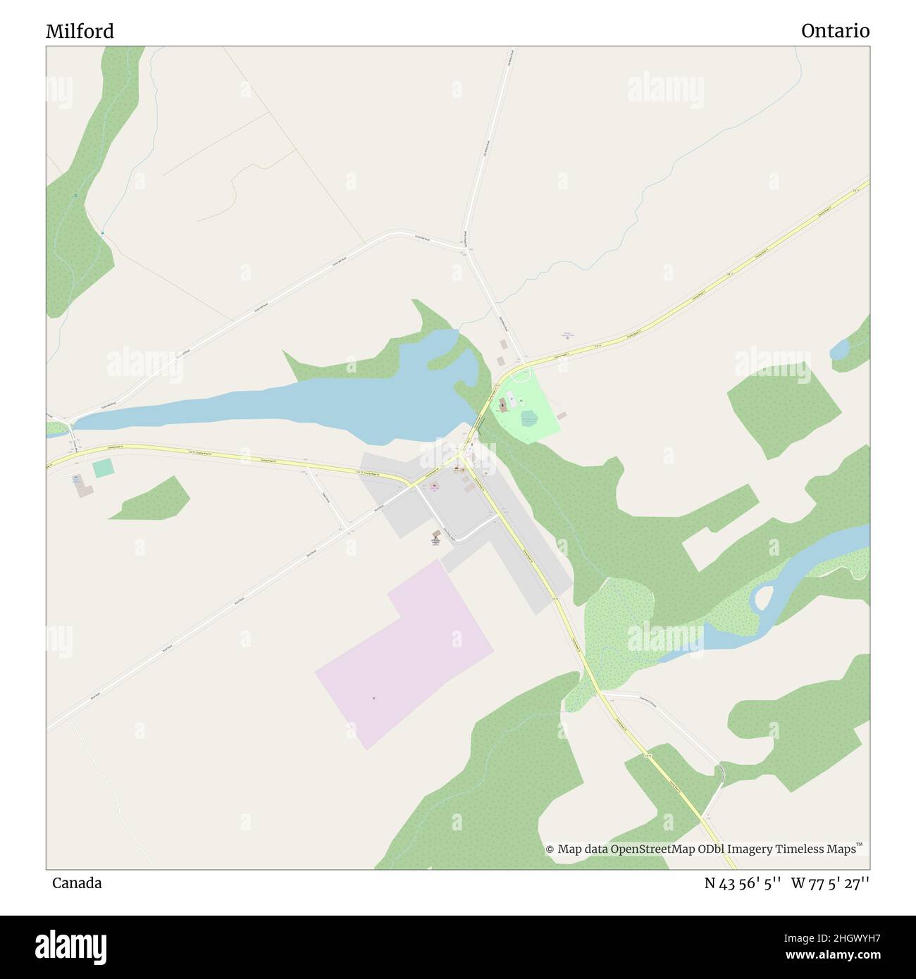 Map of milford hi-res stock photography and images - Alamy