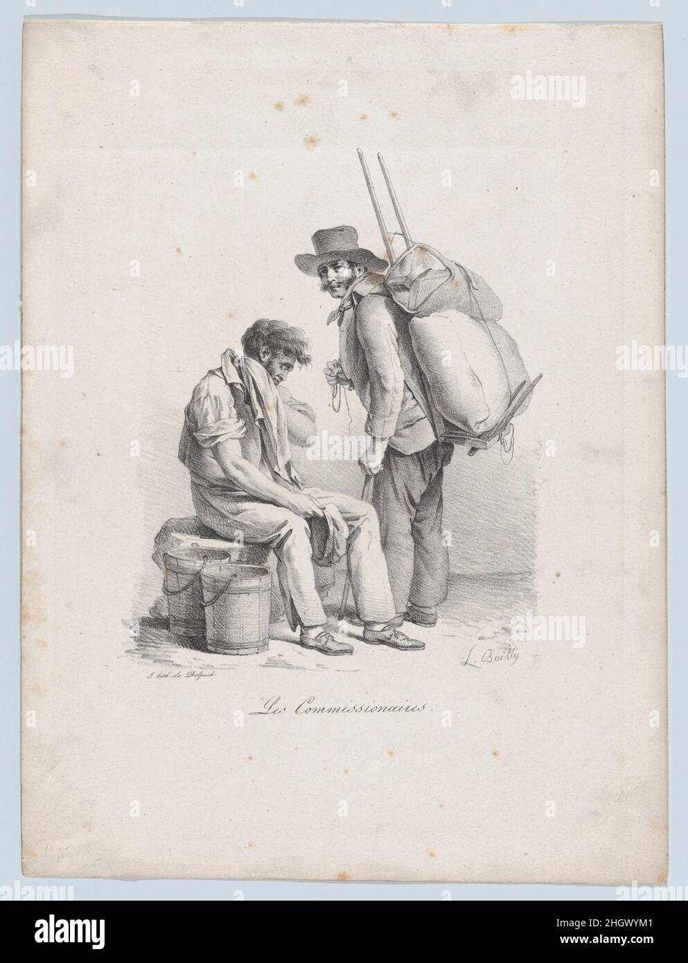 Hired Hands 1822 Louis Léopold Boilly French. Hired Hands. Recueils de ...