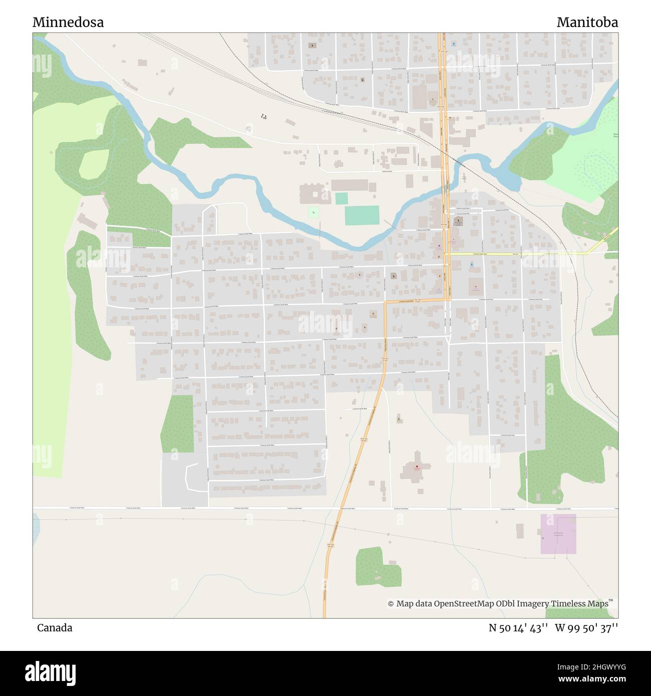 Map of minnedosa hi-res stock photography and images - Alamy