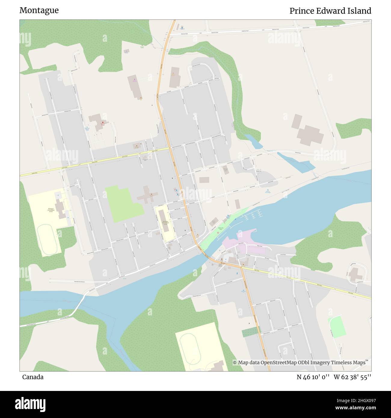 Map of montague hi-res stock photography and images - Alamy