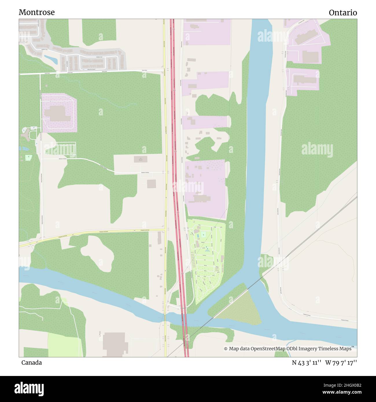 Map of montrose hi-res stock photography and images - Alamy