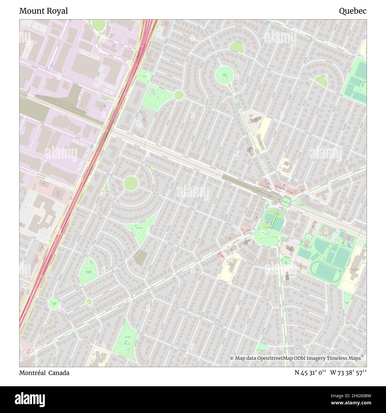 Mount royal montreal, Cut Out Stock Images & Pictures - Alamy