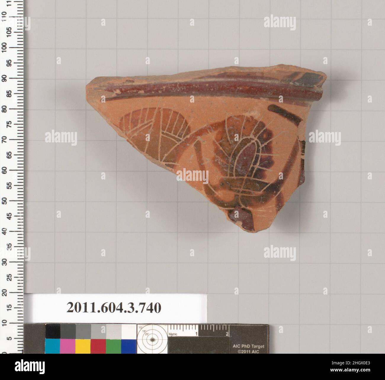 Terracotta fragment of a neck-amphora (jar) second quarter of the sixth ...