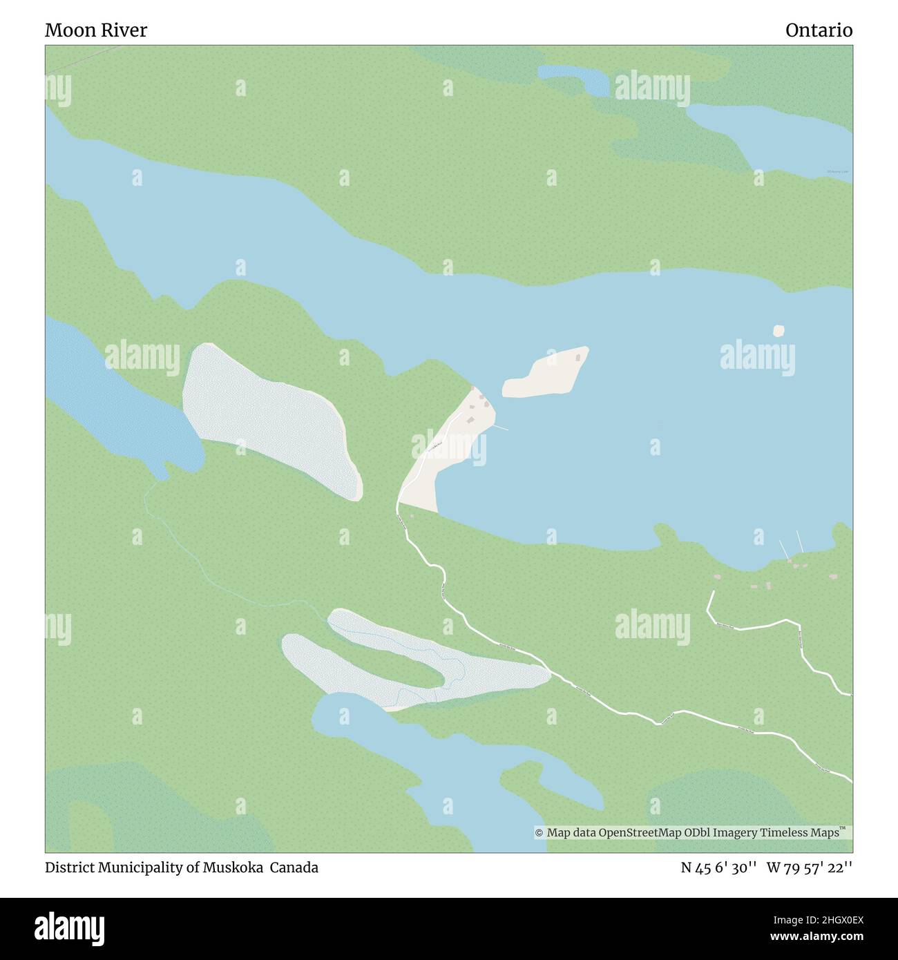 Map of muskoka hi-res stock photography and images - Alamy